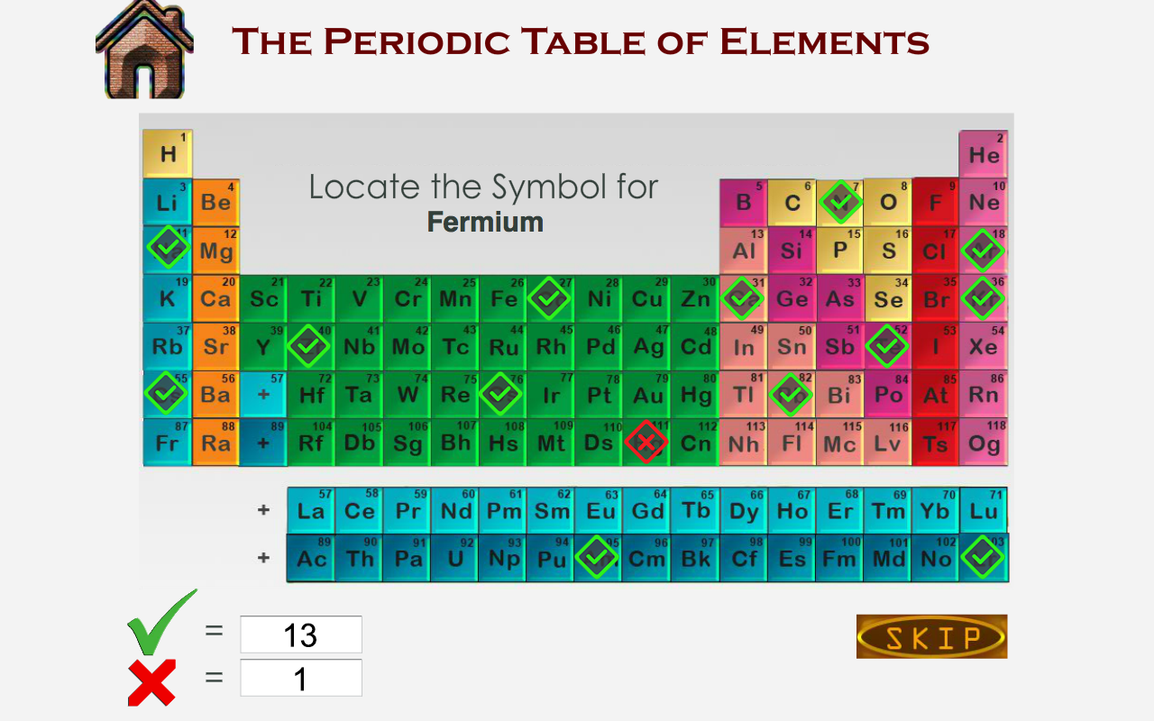Learn Periodic Table of Elements - Study & Quiz Modes available. - App ...