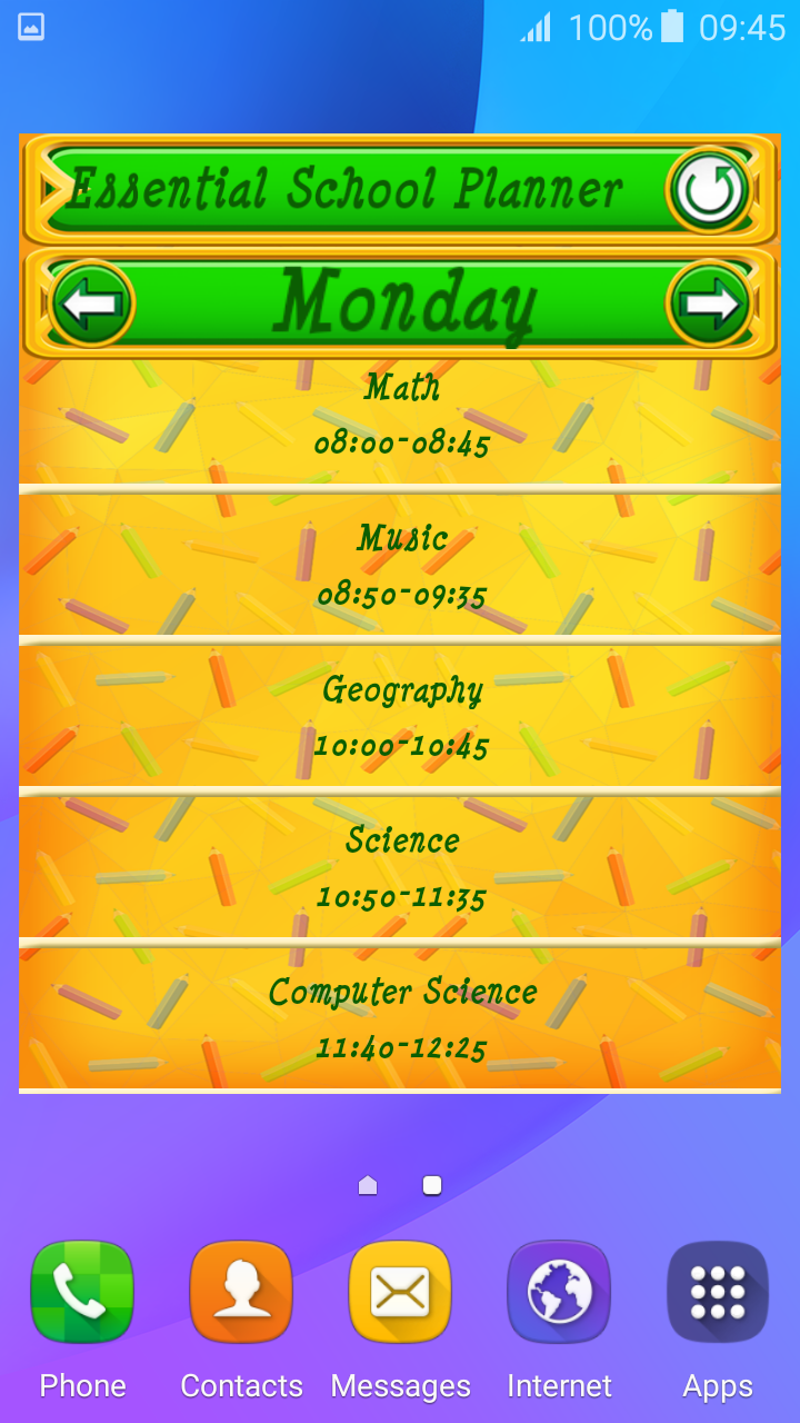Essential School Planner - App on Amazon Appstore