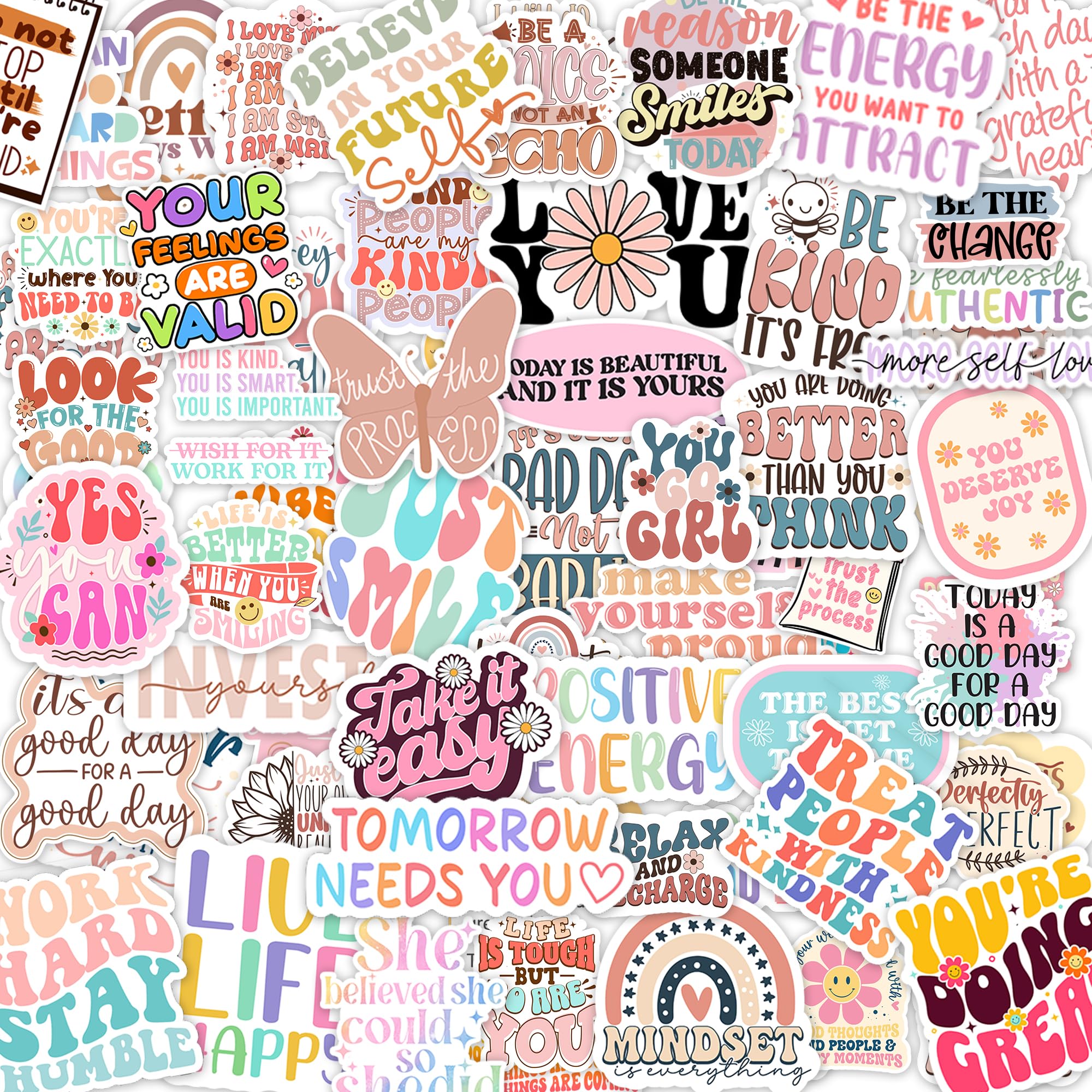 Snapklik.com : 300PCS Motivational & Affirmation Stickers For Vision Board