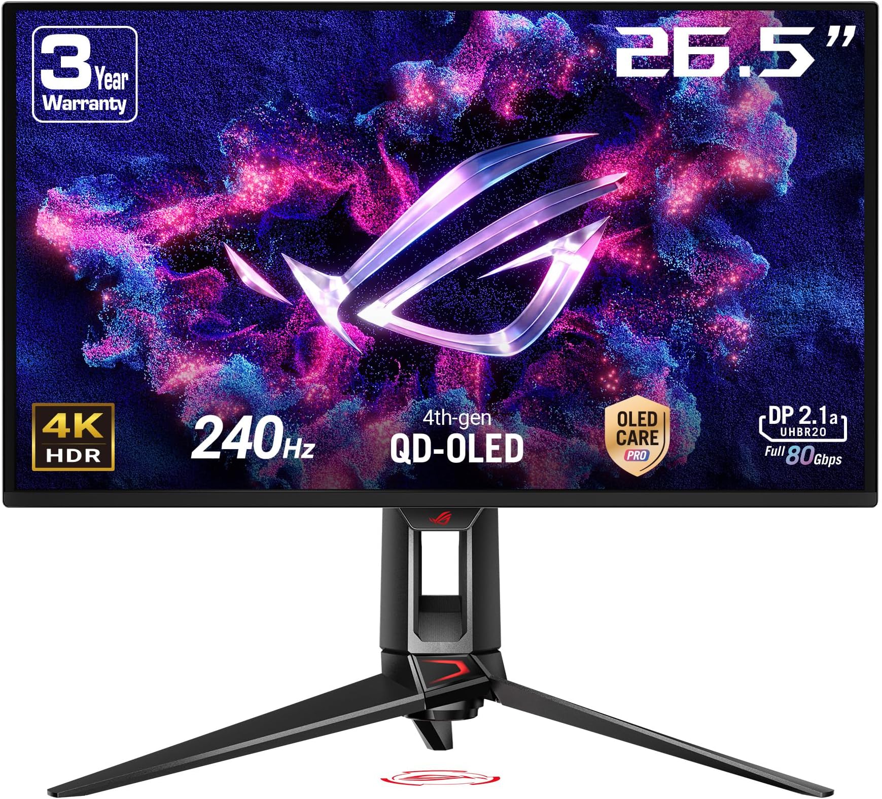 Amazon.co.jp: ASUS 有機EL 4K ゲーミングモニター ROG Swift OLED PG27UCDM 27インチ / 4K 第4世代量子ドット有機ELパネル / 240Hz ...