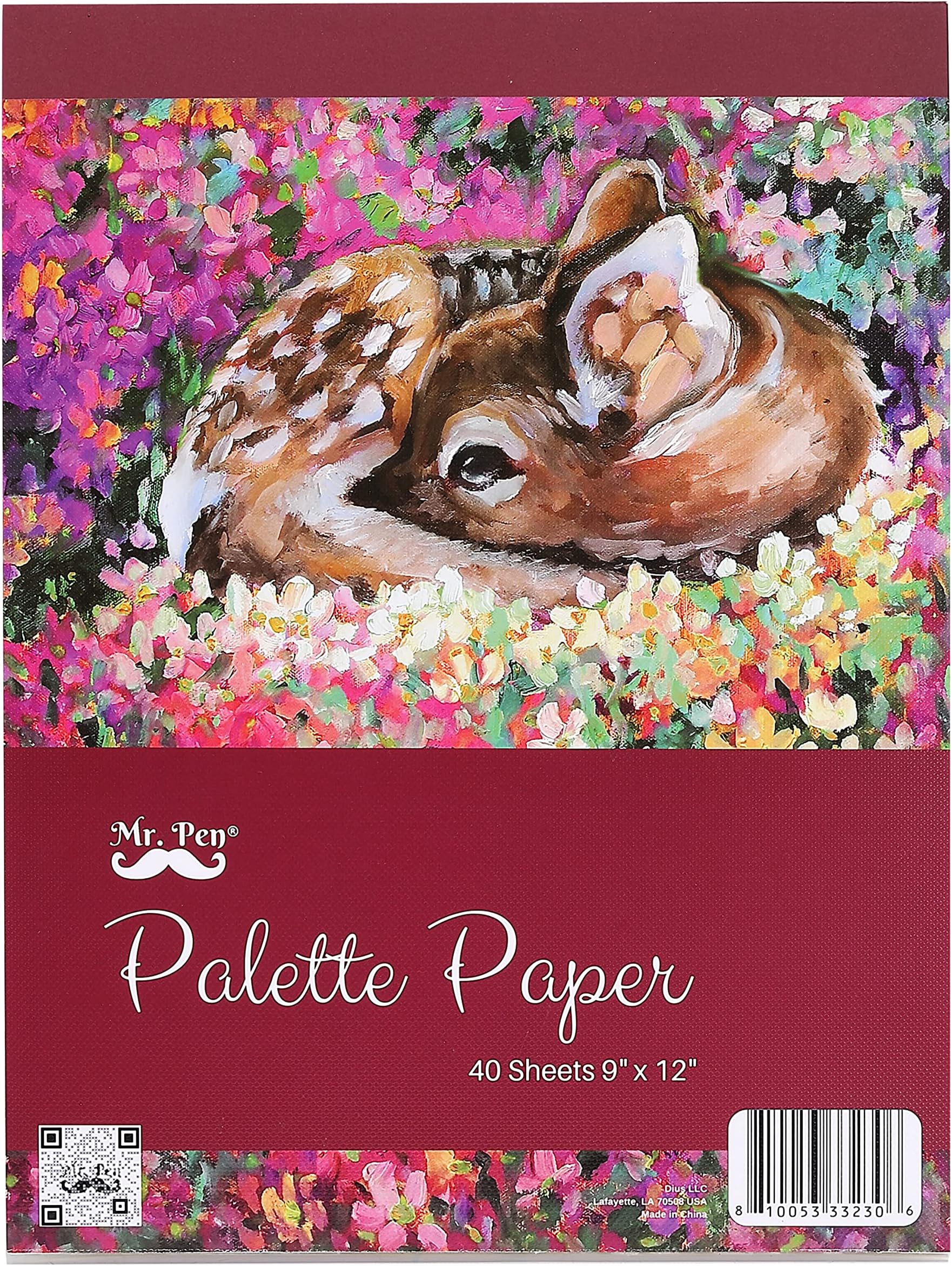 Mr. Pen- Palette Pad, 9"x12", 40 Sheets, Palette Paper, Paint Pad ...