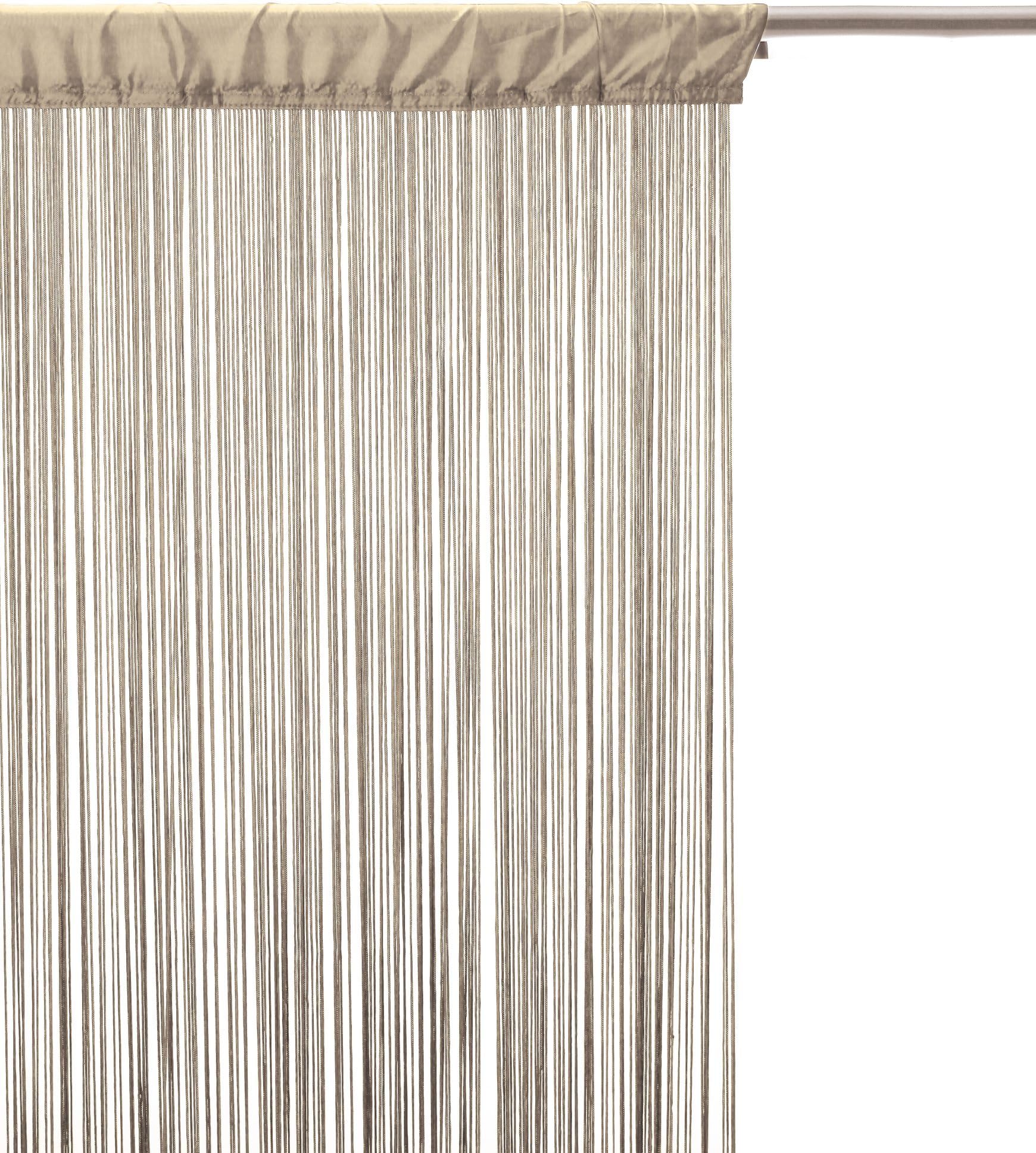 Atmosphera - Rideau de Fil Lin 90 x 200 cm : Amazon.fr: Cuisine et Maison