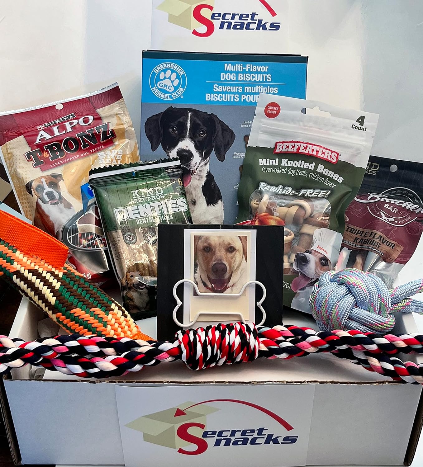Amazon.com : Dog Gift Box with Bonus Picture Frame for Your Favorite ...