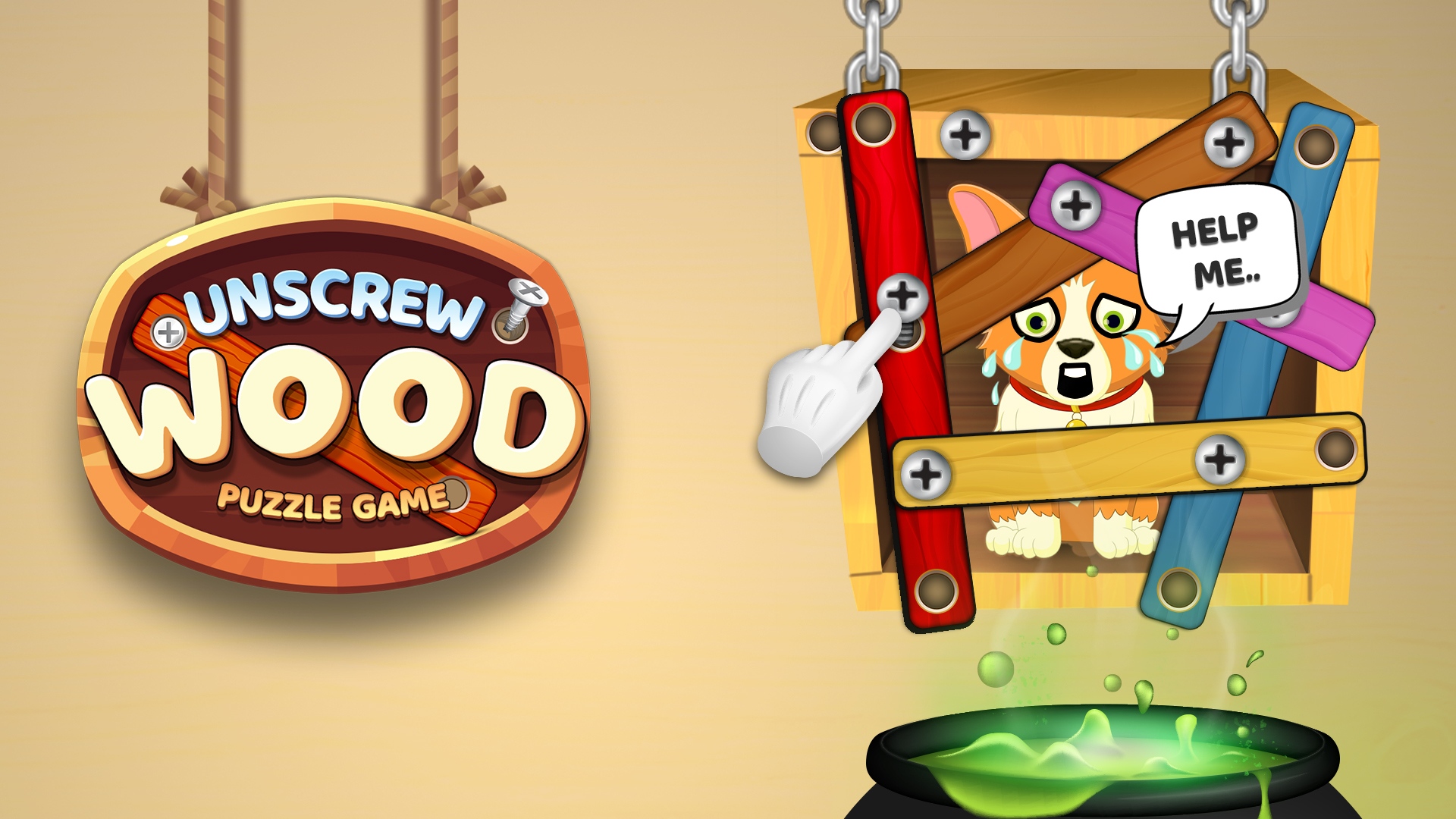 Wooden Screw Out ! Unscrew Wood Nuts & Bolts Puzzle Game - App on ...