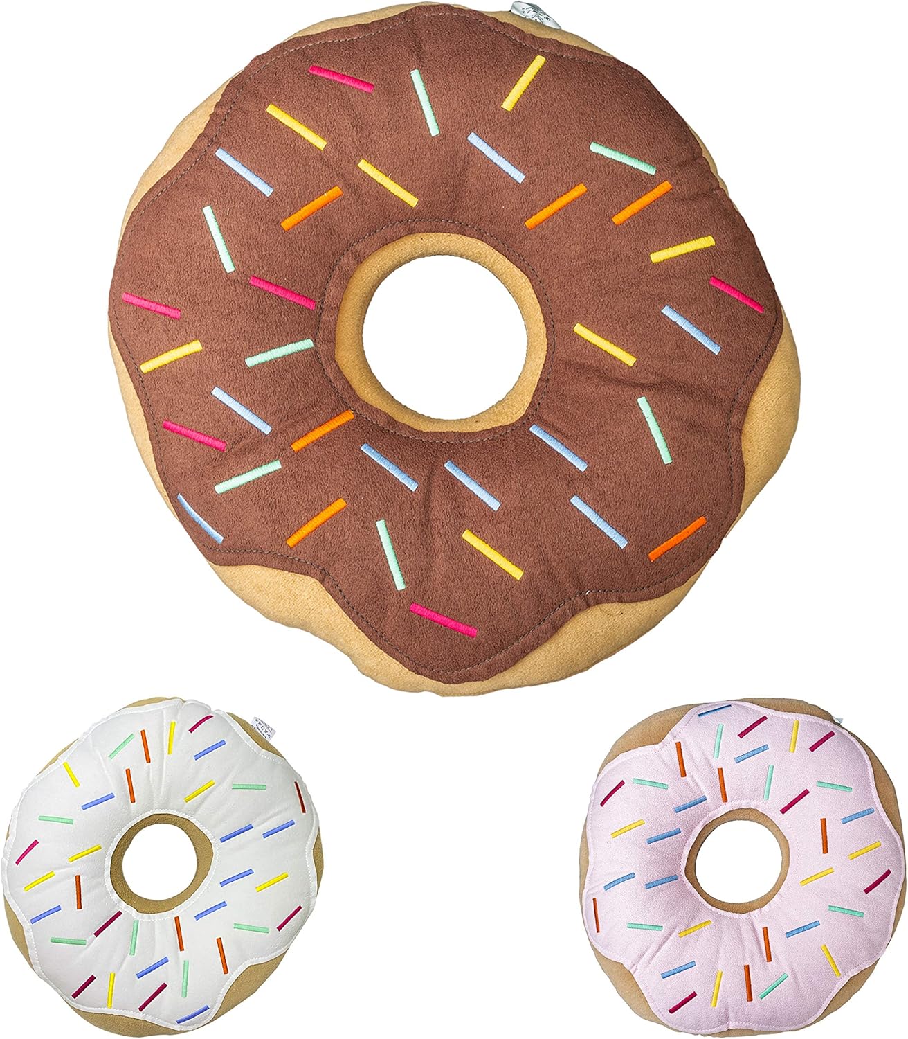 Amazon.com: MABEL HOME Throw Pillow 14", Donut, 3D Digital Print ...