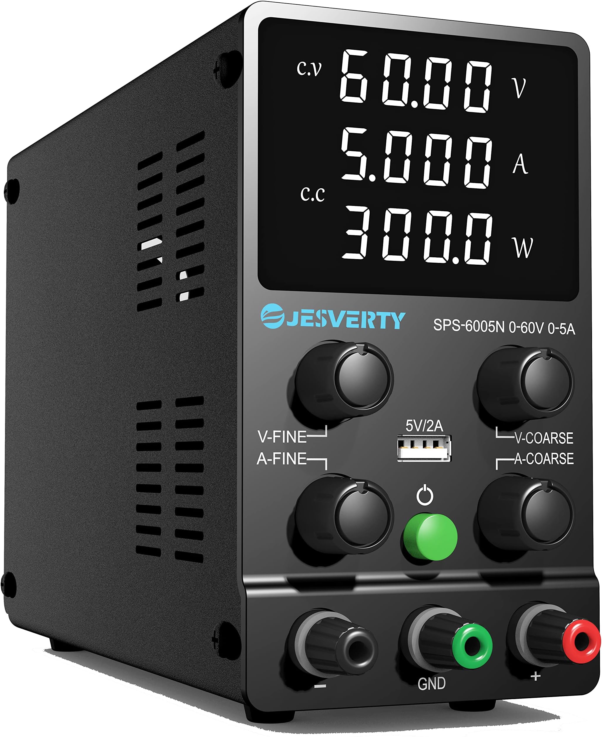 DC Power Supply Variable, 60V 5A Adjustable Switching Regulated DC ...