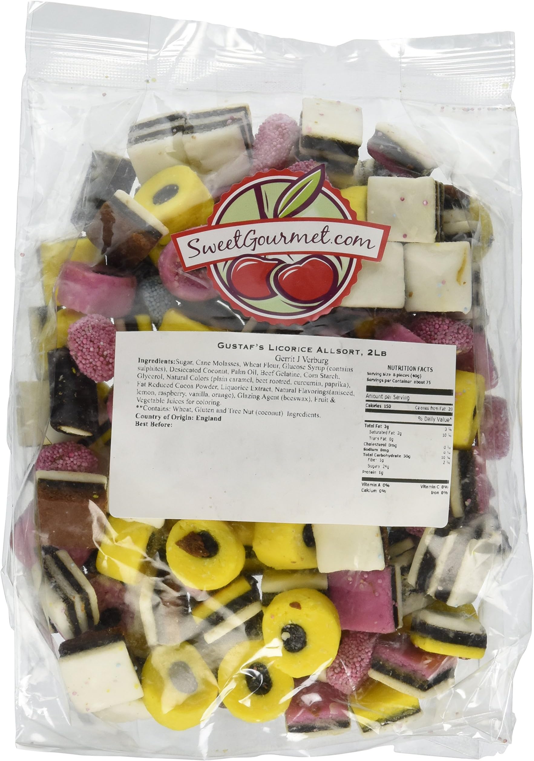 Amazon.com : Allsorts Licorice Old School Assorted Candy, Bulk 2 Lbs ...