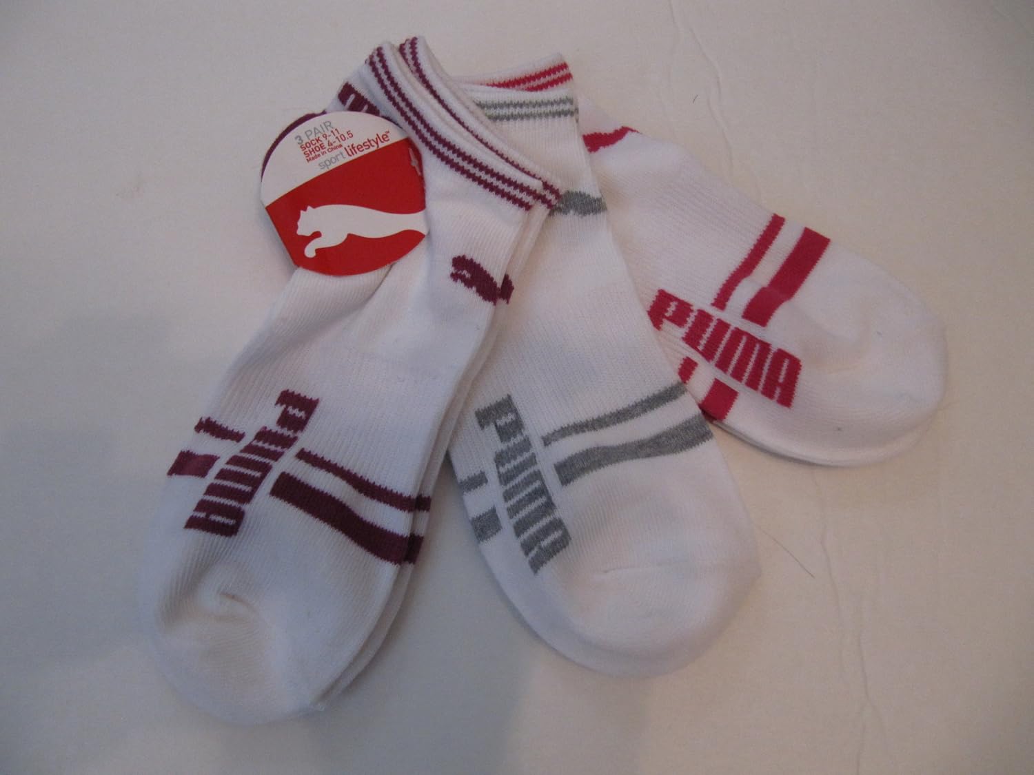PUMA No Show Socks 3-pack Womens Size 4-10.5 White at Amazon Women’s ...