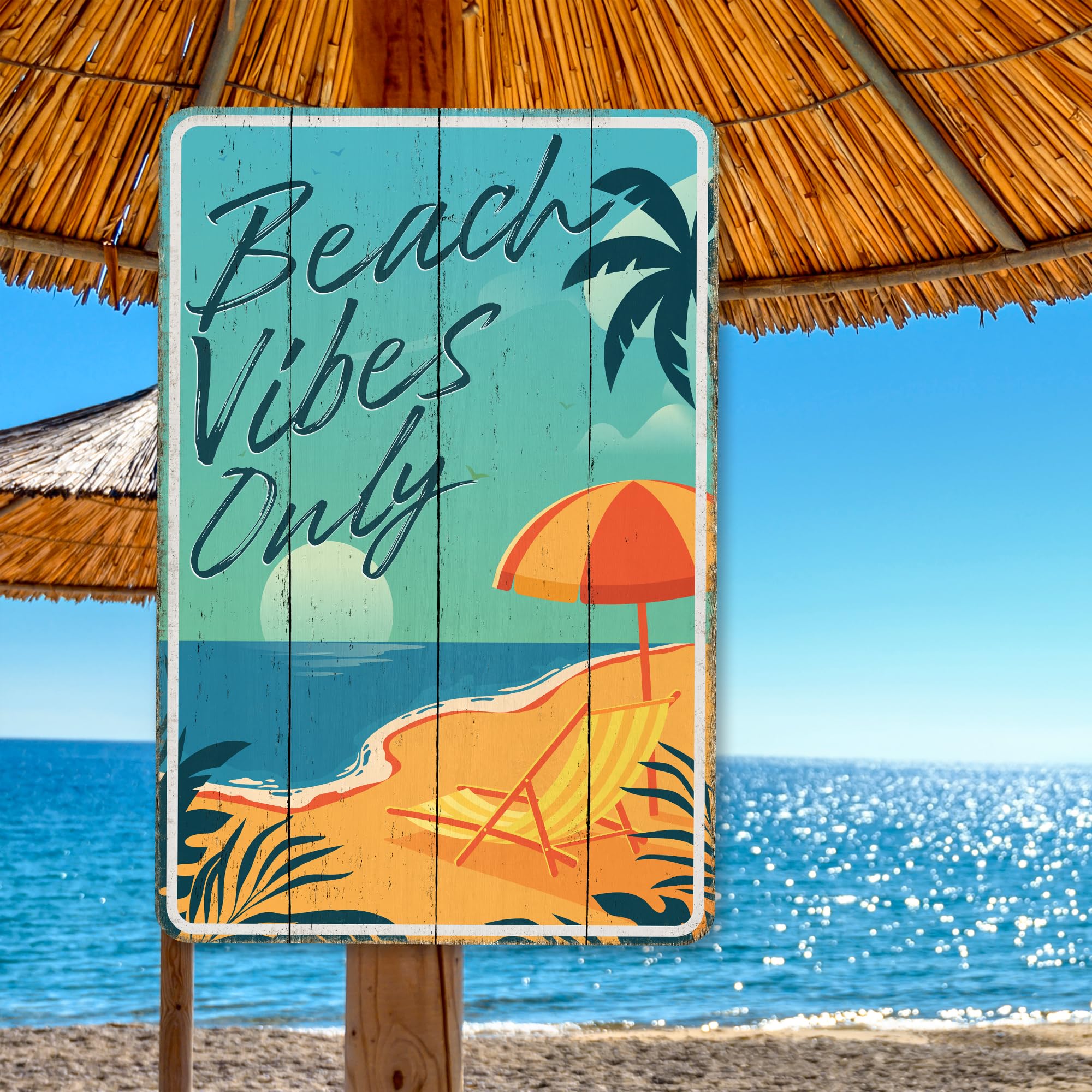 Hipster Beach Sign