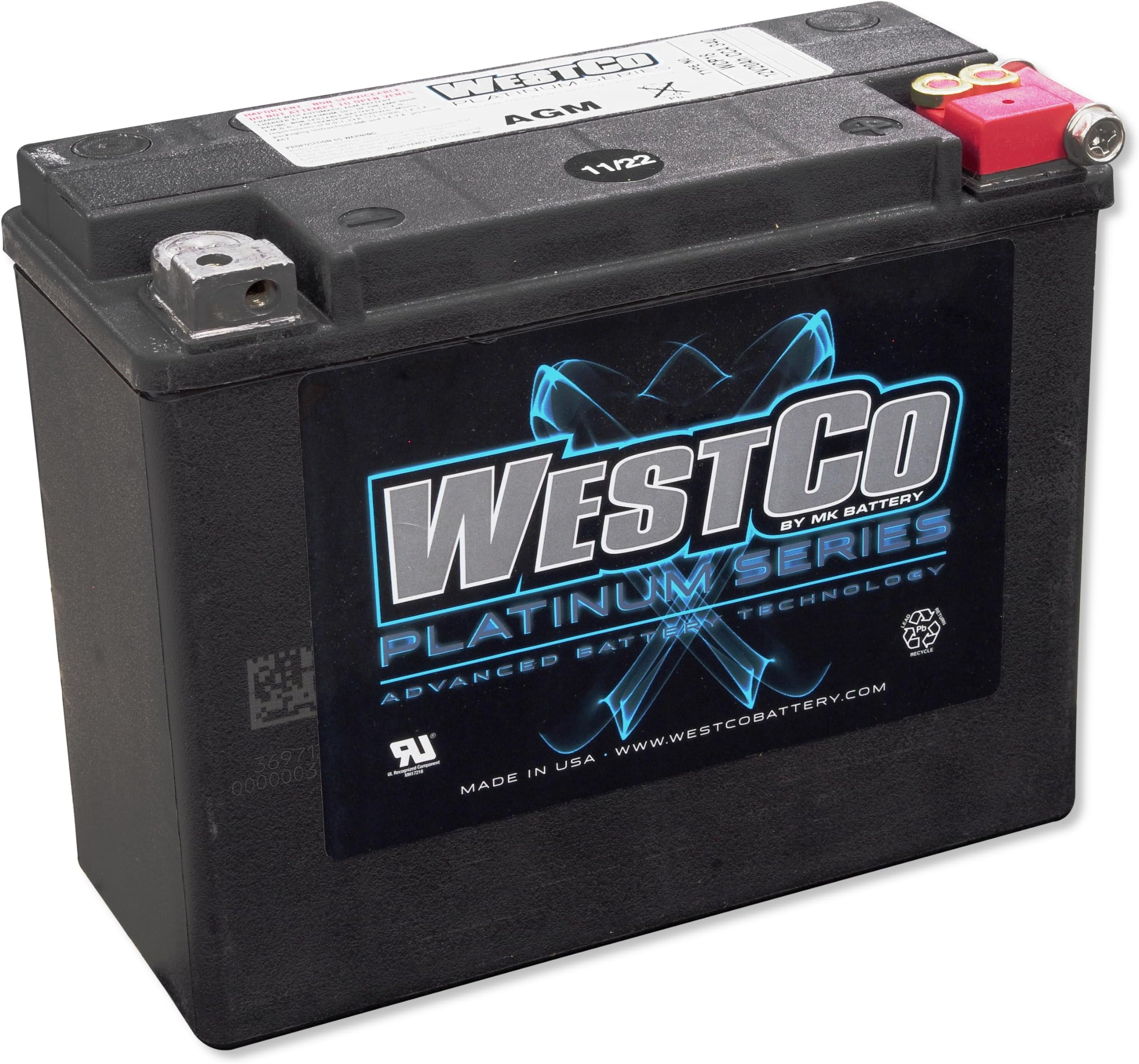 Amazon | WESTCOバッテリー 80～96年ツアラー用 OEM 66010-82B | バイクバッテリー | 車＆バイク