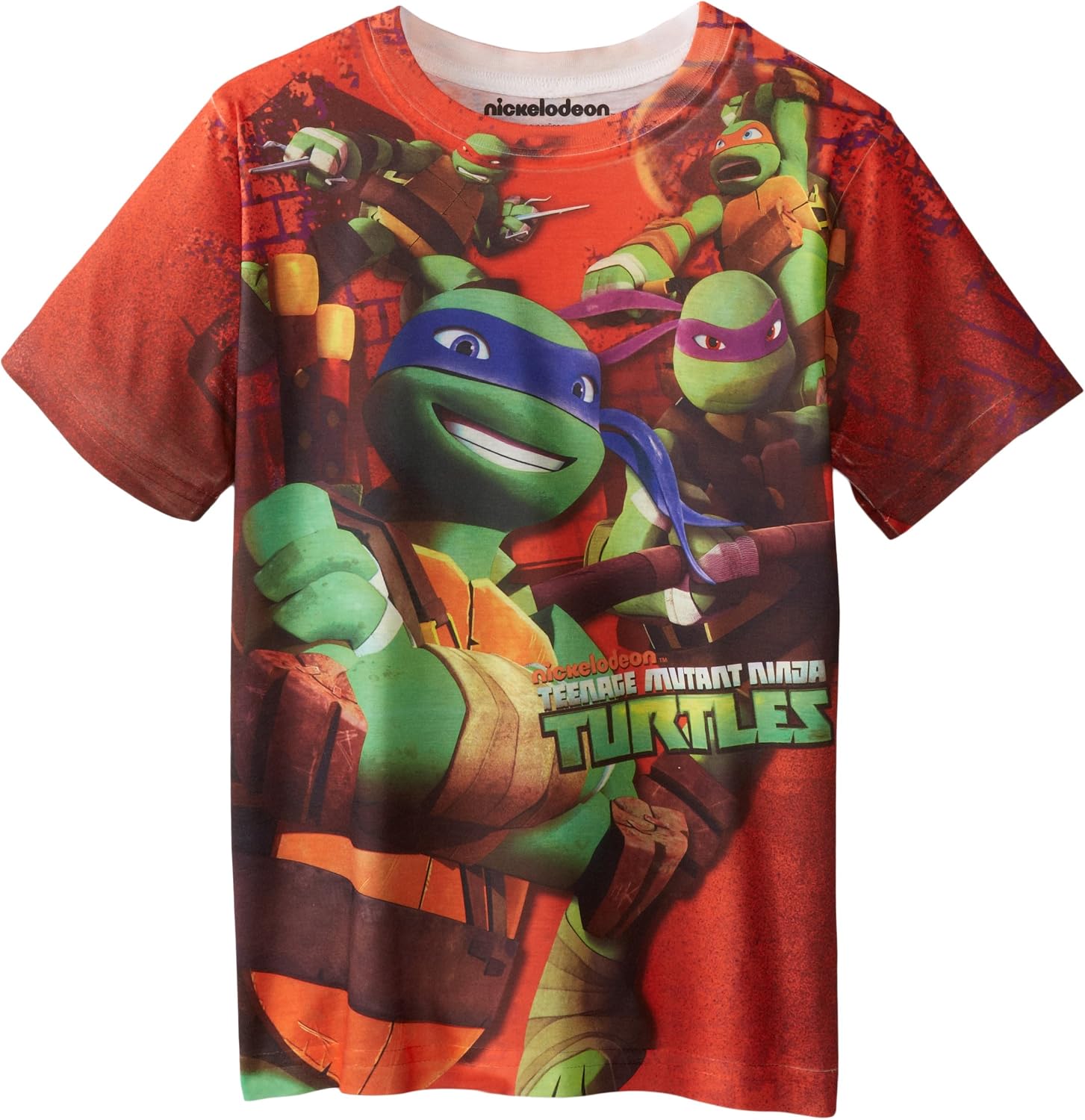 Amazon.com: Teenage Mutant Ninja Turtles Big Boys' Turtle Sublimation ...