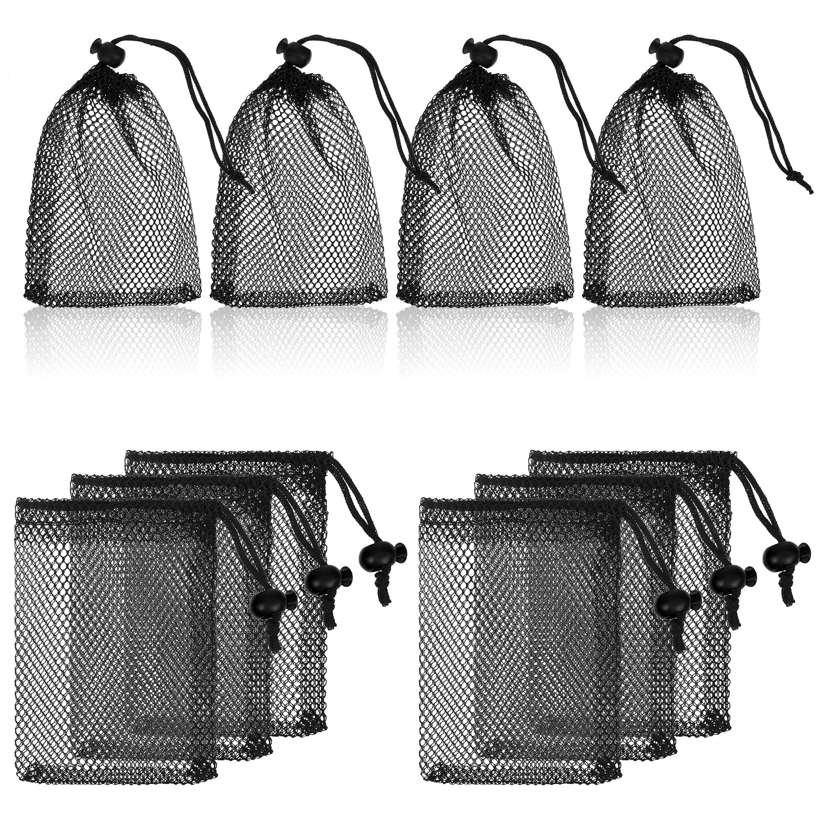 Amazon.com: 10 Pcs Small Mesh Drawstring Bag, Storage Net Bag with Cord ...