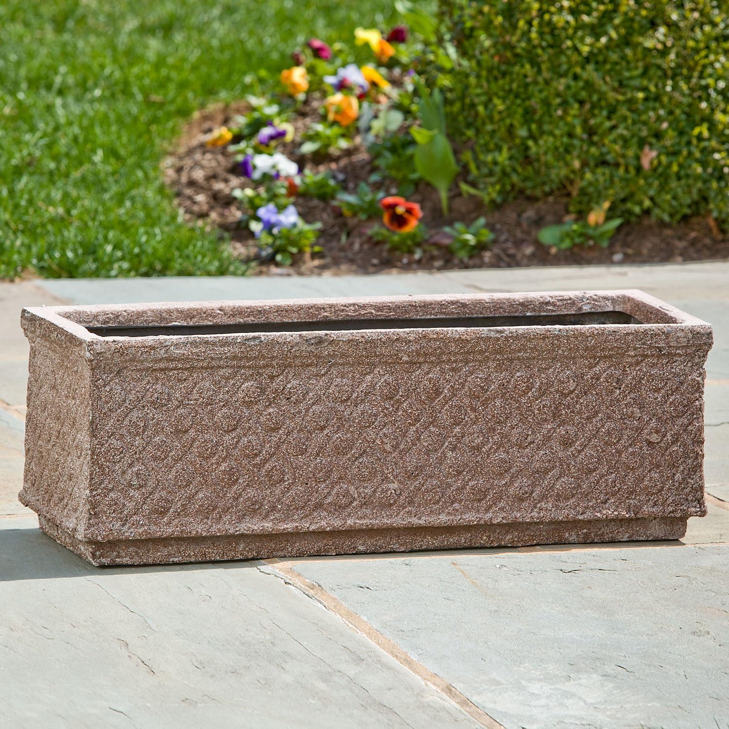Amazon.com : Alfresco Home 39-7942 Ardmore Rectangular Planter ...