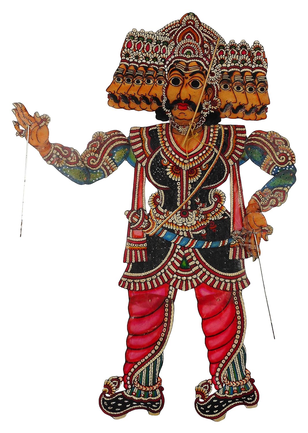 Buy YARRAGUNTA LEATHER WORK Ravana Hand Puppet Online at Low Prices in ...