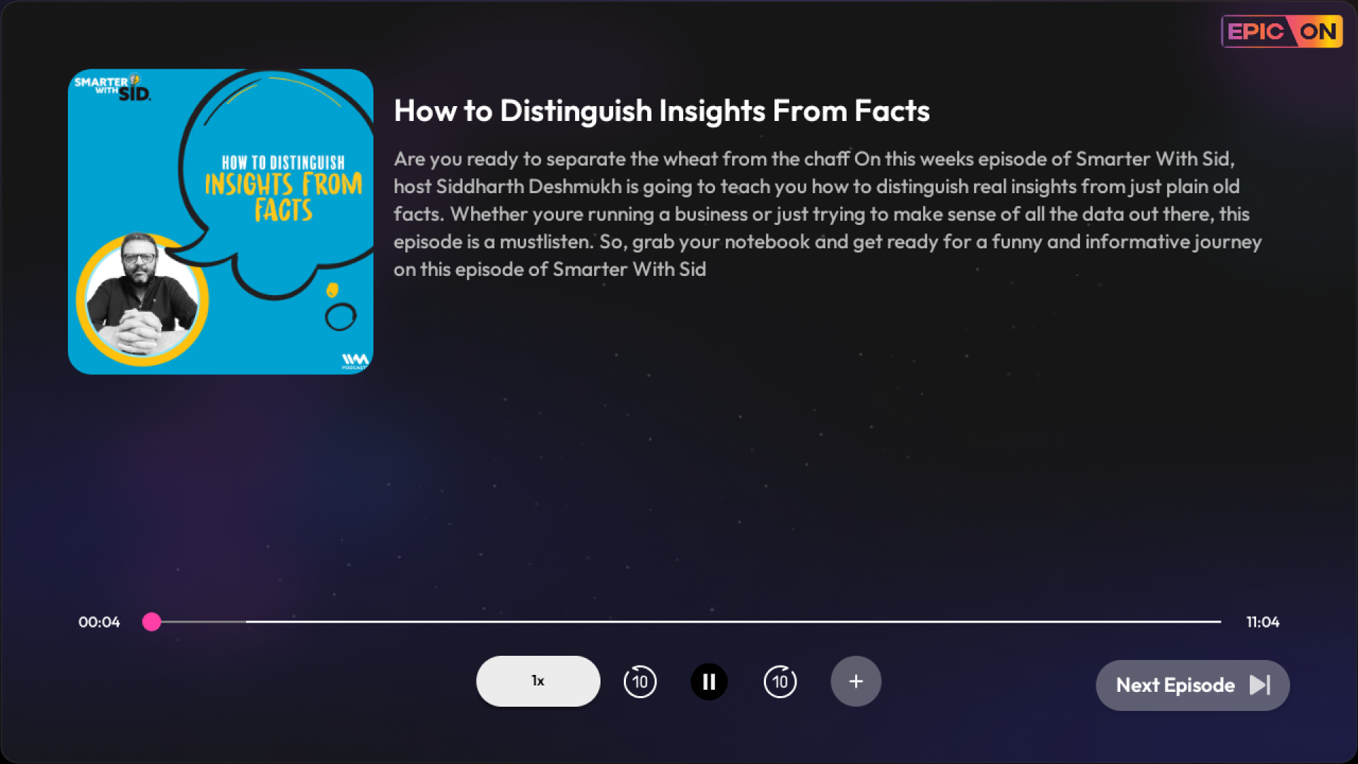 EPIC ON - Originals, TV Shows, Movies & Podcasts - App on Amazon Appstore