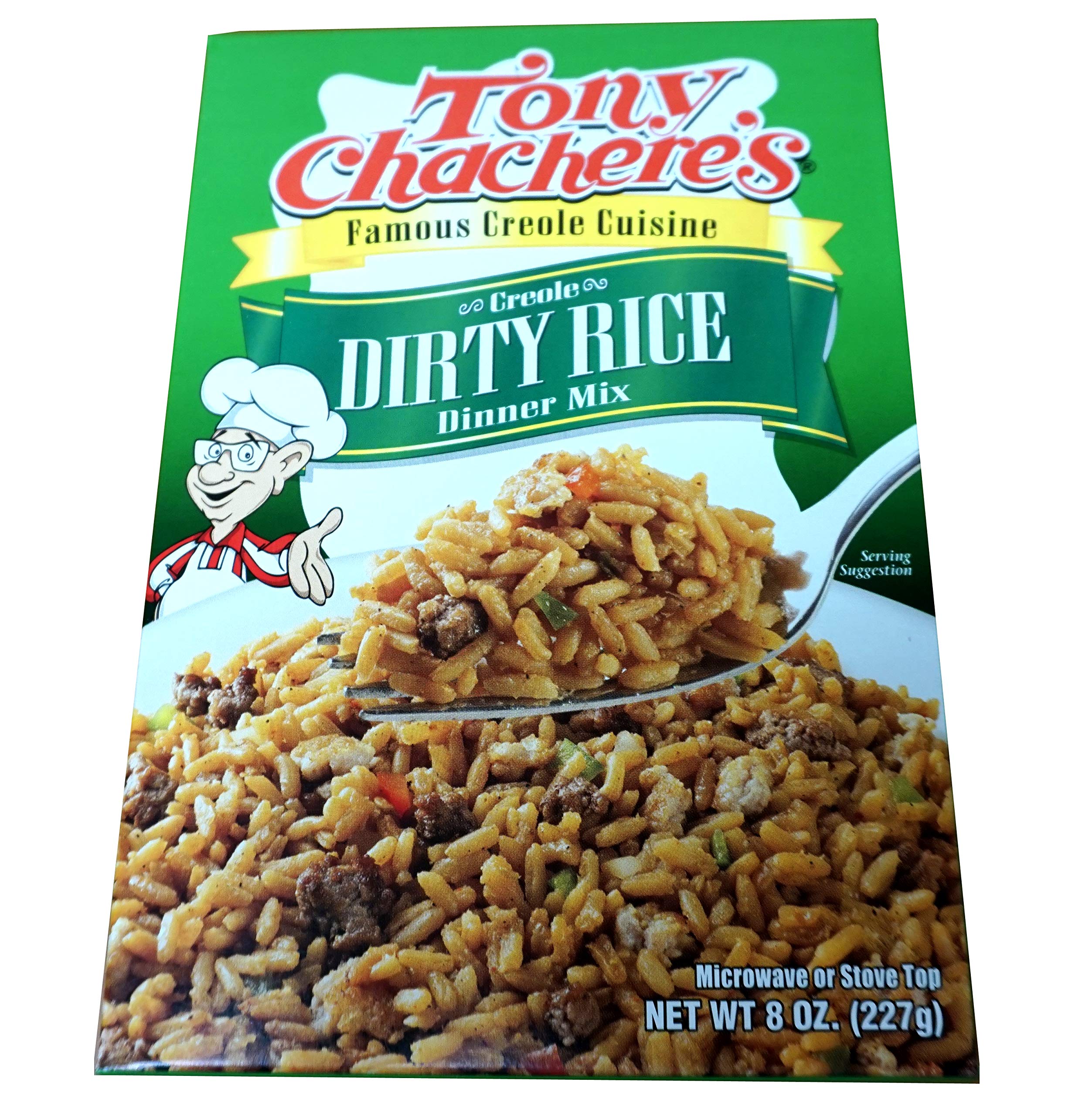 Tony Chachere's Dirty Rice Dinner Mix 8 oz - Authentic Cajun Flavor ...