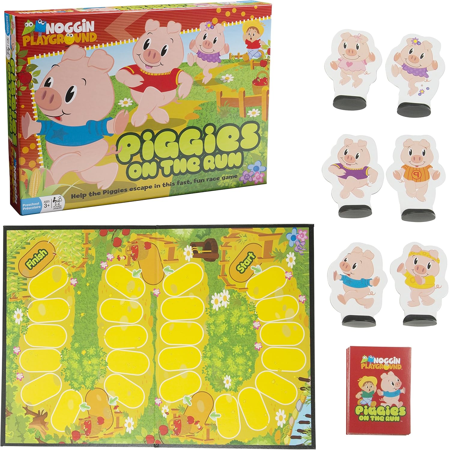 Amazon.com: Outset Media - Piggies On the Run - Basic Counting Game ...