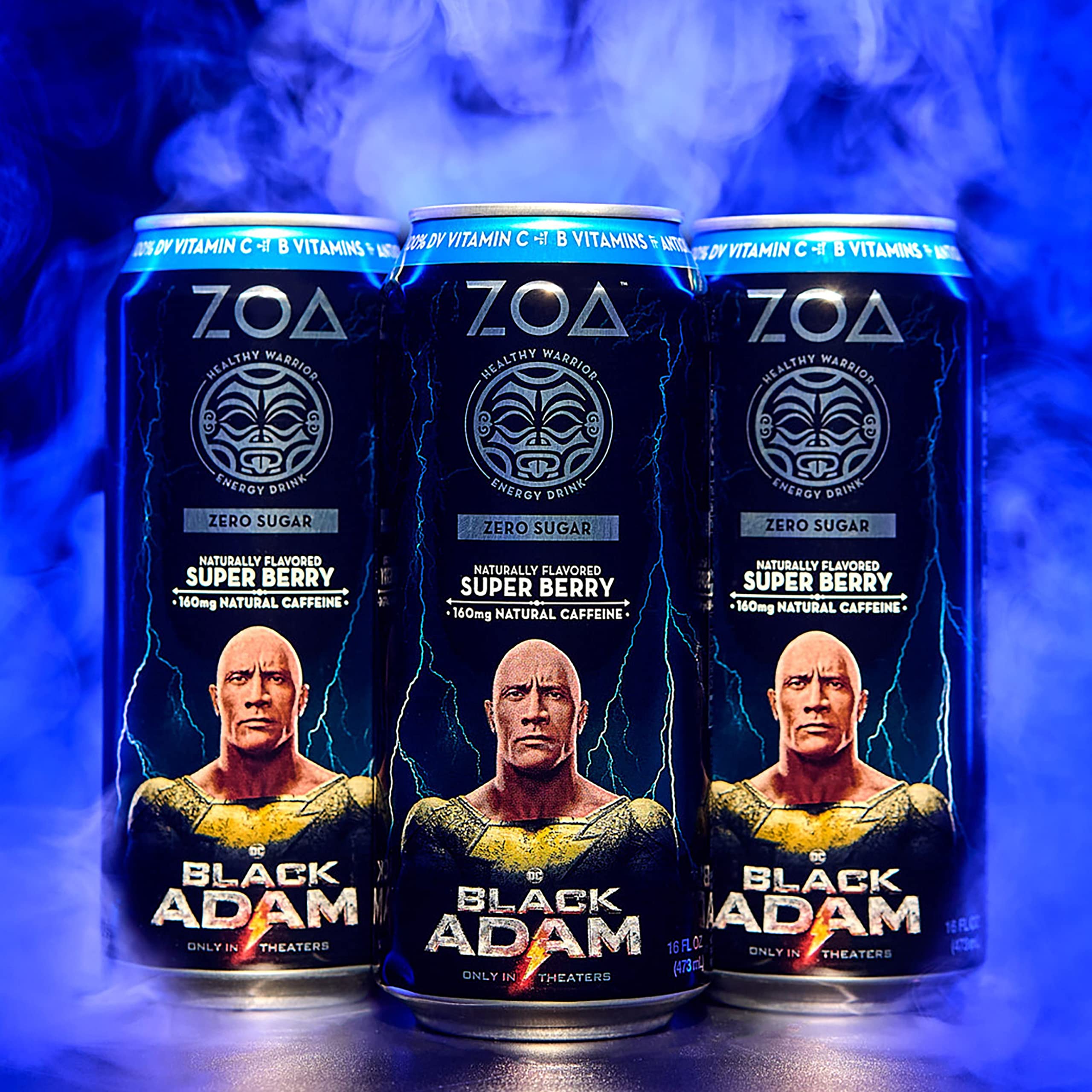 Snapklik.com : ZOA Zero Sugar Energy Drinks, Super Berry - Sugar Free