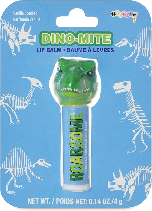 Amazon.com: iscream Dino-Mite Dinosaur Head Shaped Vanilla Scented Lip ...
