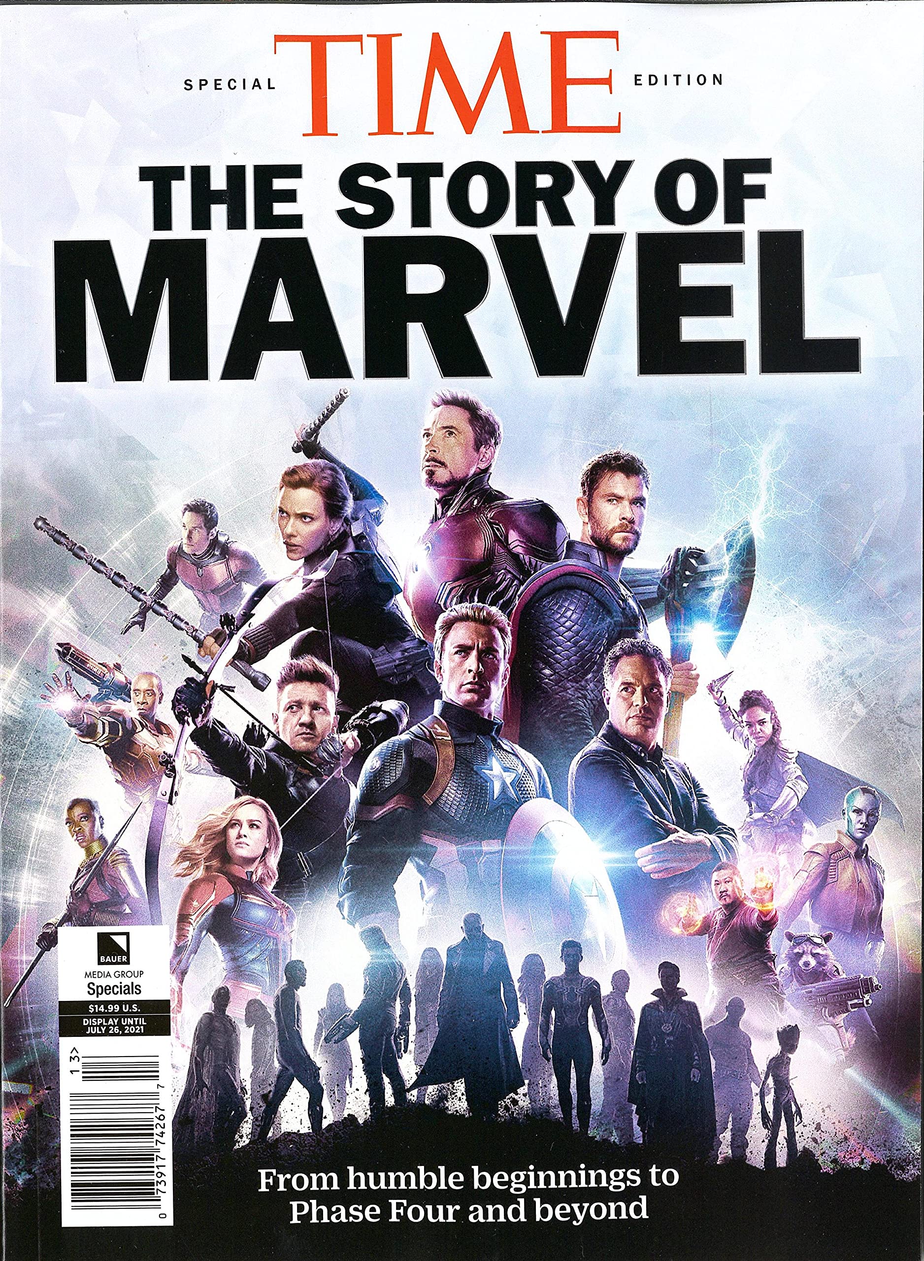TIME MAGAZINE - SPECIAL EDITION 2021 - THE STORY OF MARVEL: Amazon.com ...