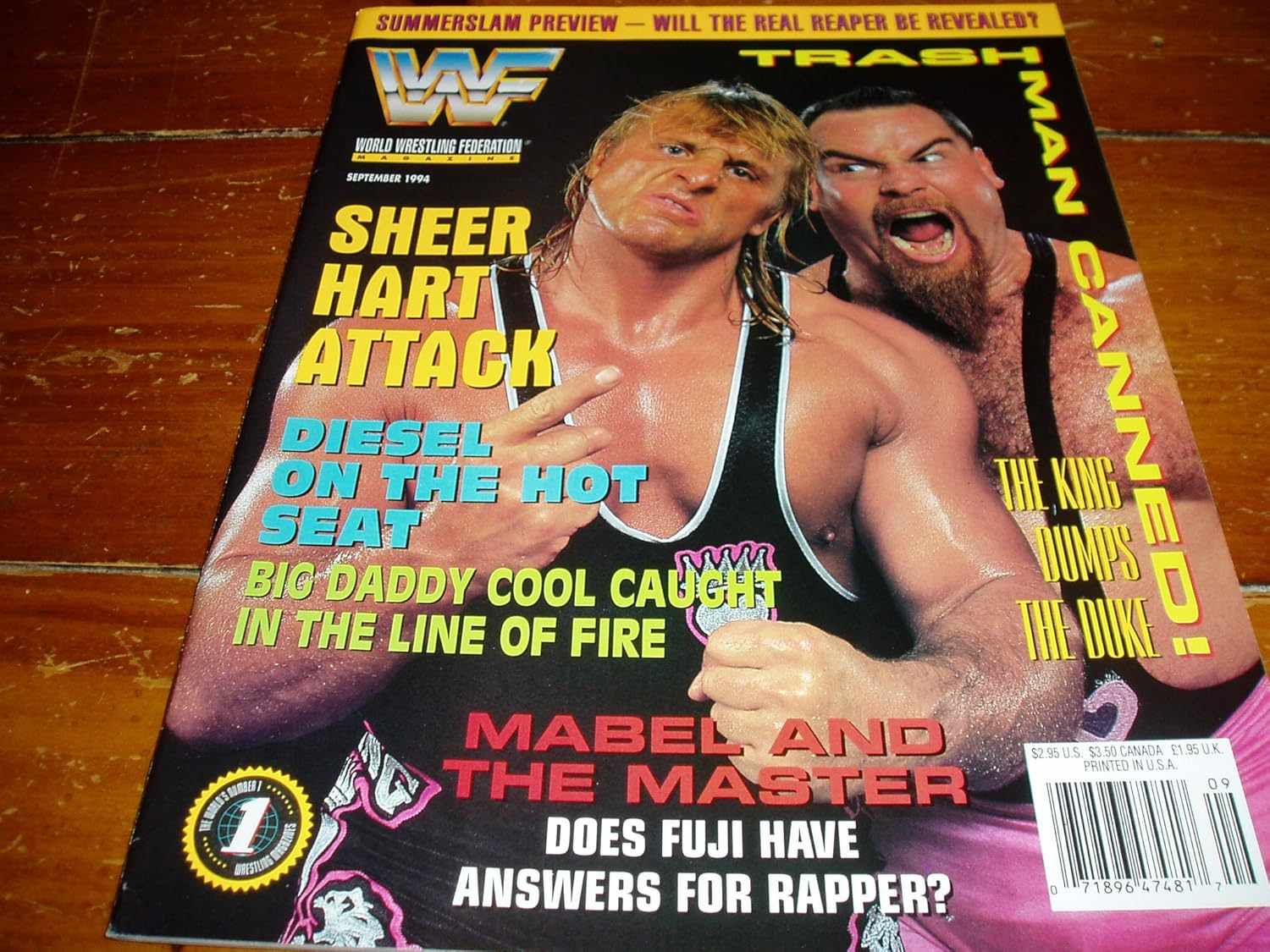WWF World Wrestling Federation Magazine September 1994 Issue: World ...