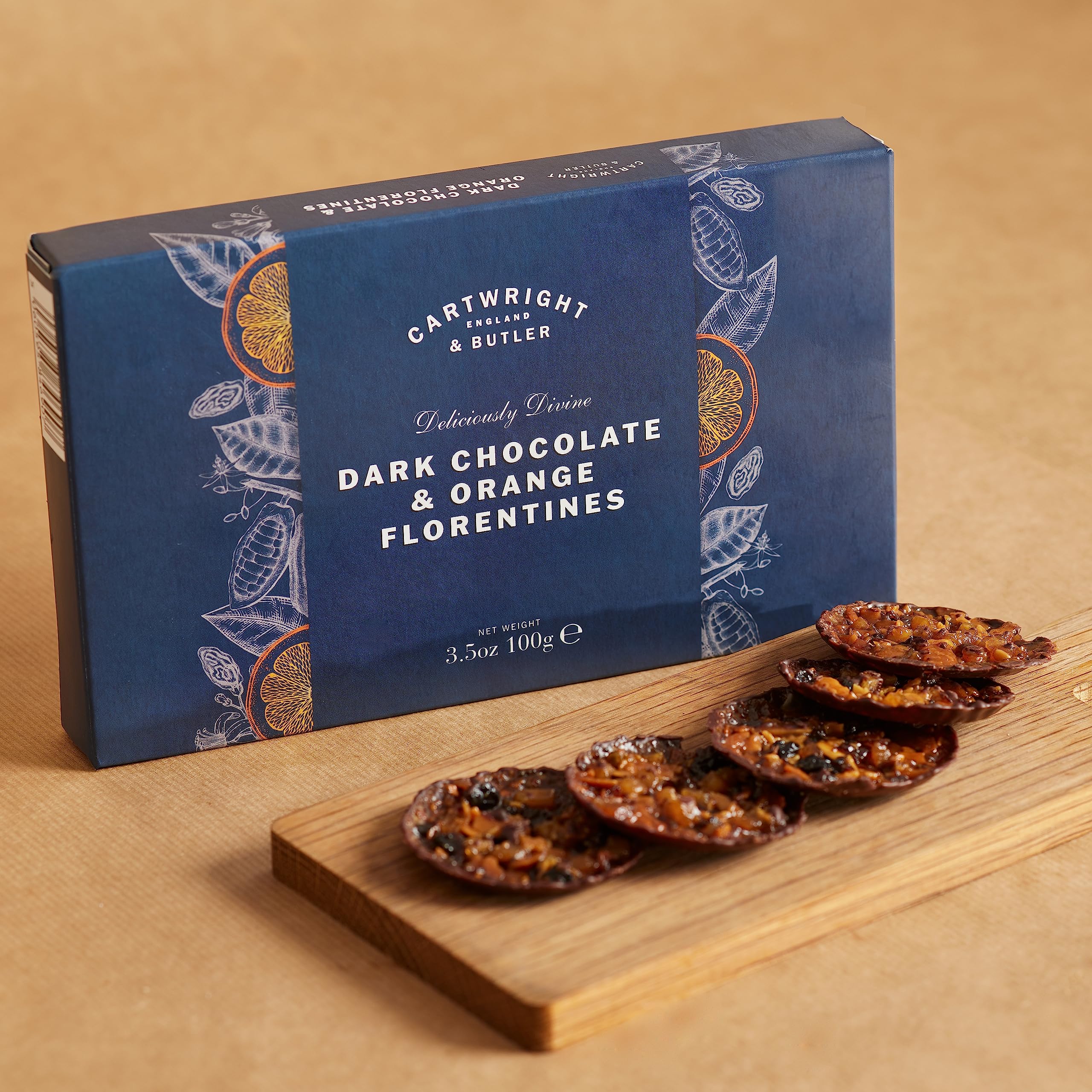 Cartwright & Butler | Dark Chocolate & Orange Florentines : Amazon.co ...