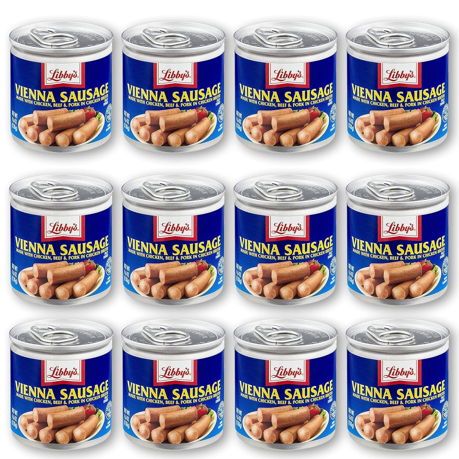 Amazon.com: Libby's Vienna Sausage 4.6 Oz, 12 Cans. : Grocery & Gourmet ...