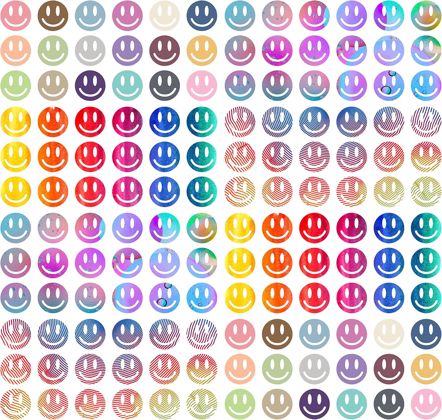 Easykart 3600 PCs Happy Smile Face Stickers, Incentive Stickers for ...