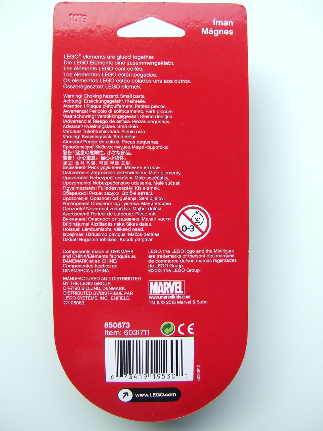 LEGO Imán de Iron Man de Marvel Super Heros – Yaxa Colombia