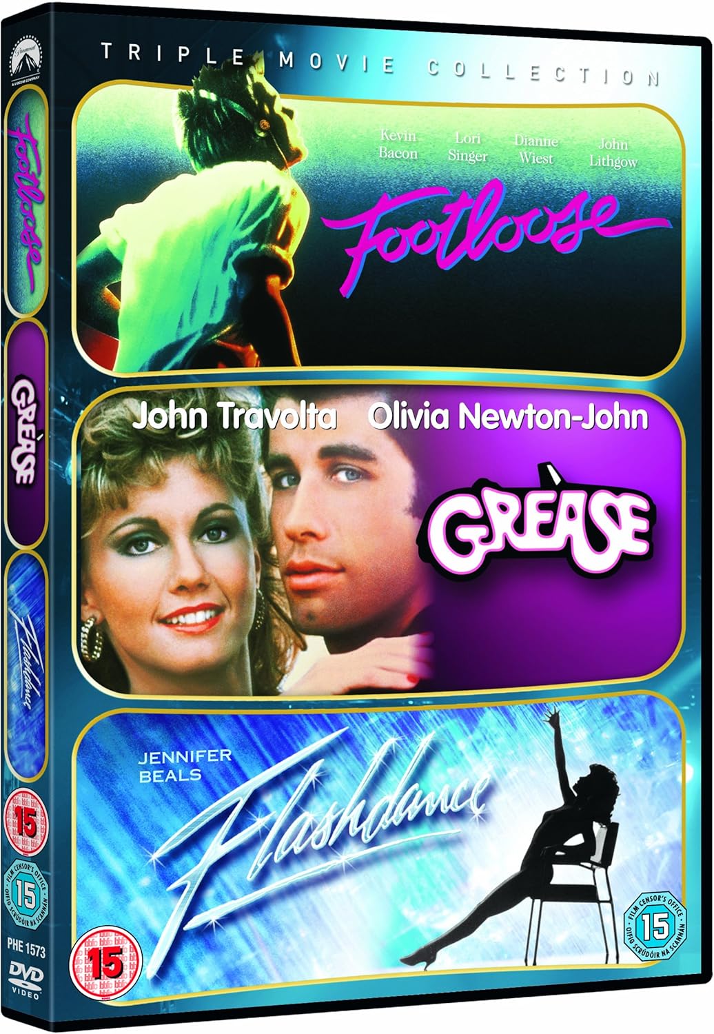 Footloose/Grease/Flashdance (Triple Pack) [DVD]: Amazon.co.uk: Kevin ...