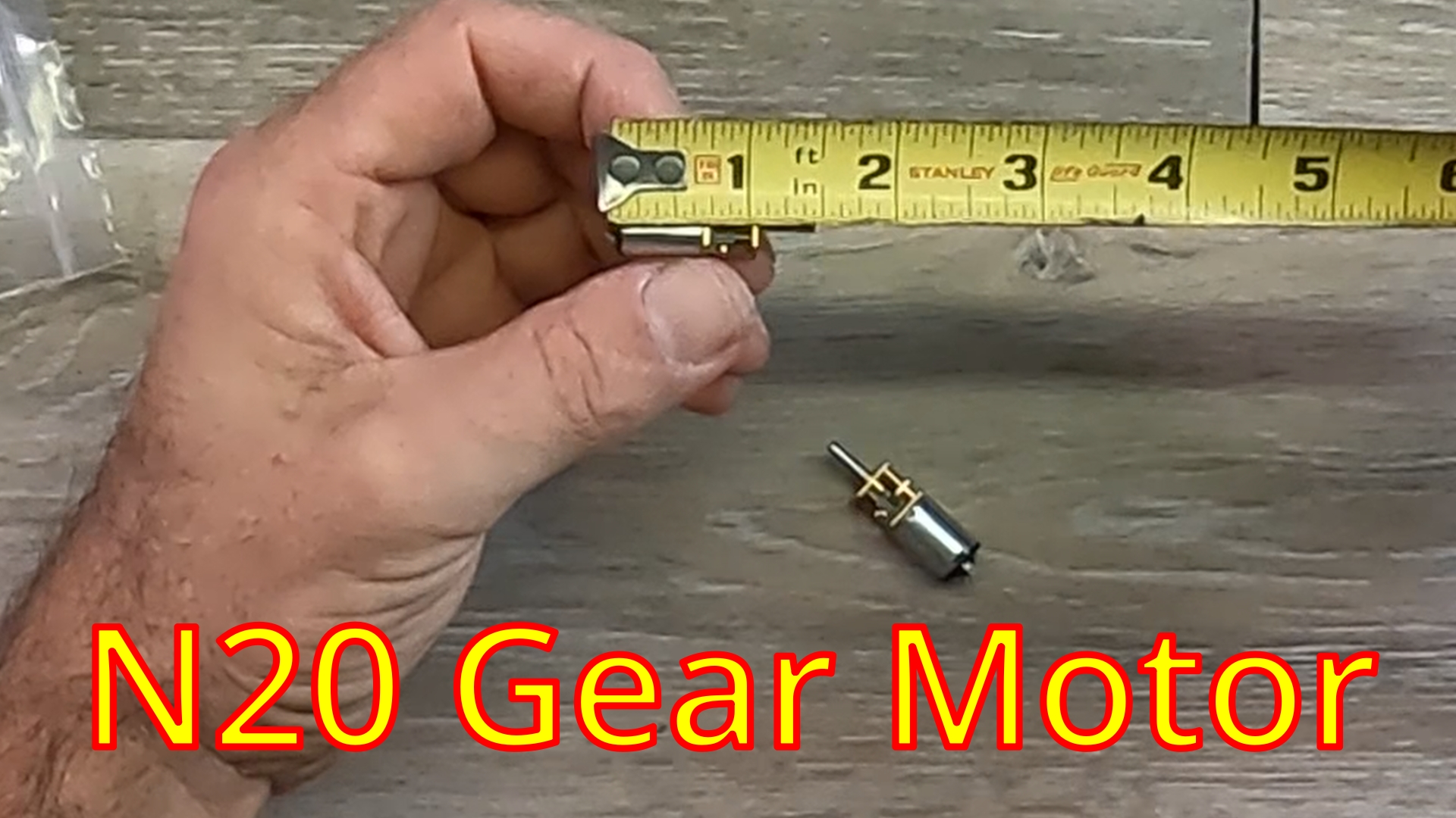 Watch N20 Gear Motor Overview on Amazon Live