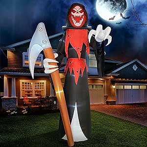 Amazon.com: Joiedomi 12 ft Tall Halloween Inflatable Outdoor Decoration, Blow Up Yard ...