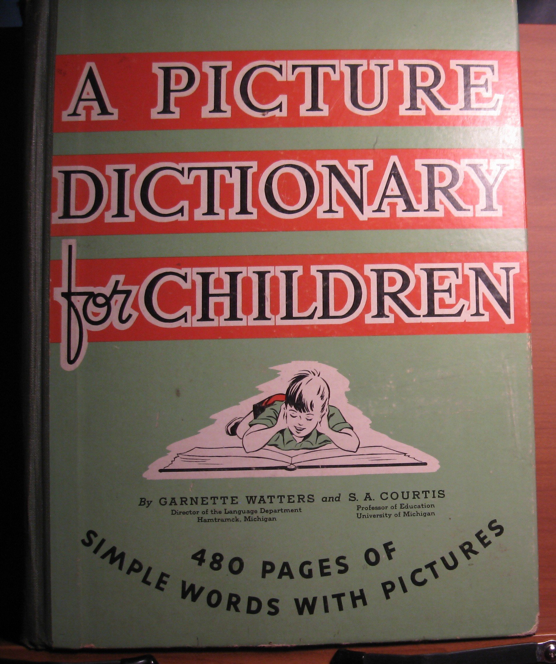 Buy A picture dictionary for children;: A first guide to the meanings, spellings and use of ...