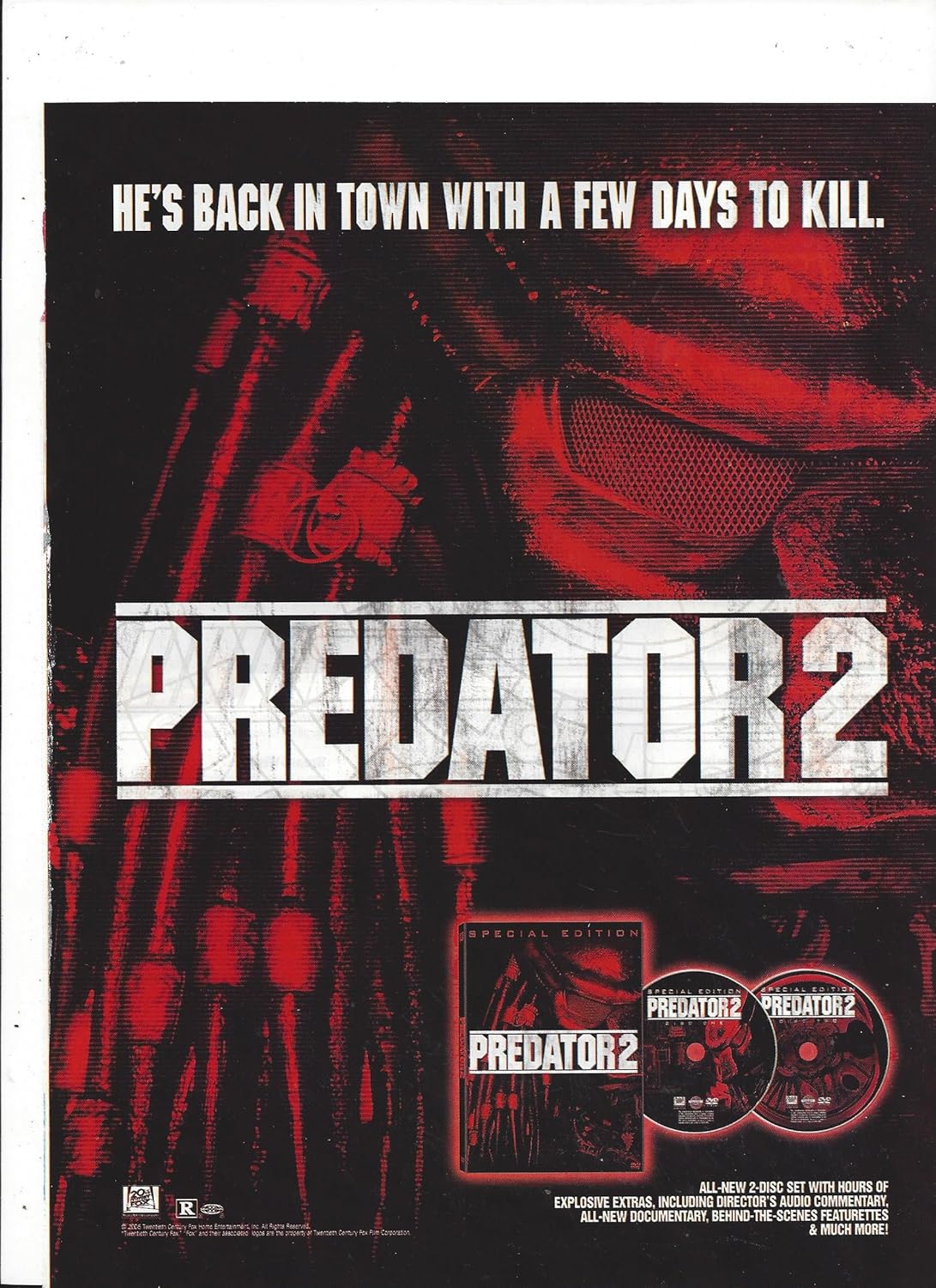 Amazon.com: MAGAZINE ADVERTISEMENT For 2005 Predator 2 Movie Promo