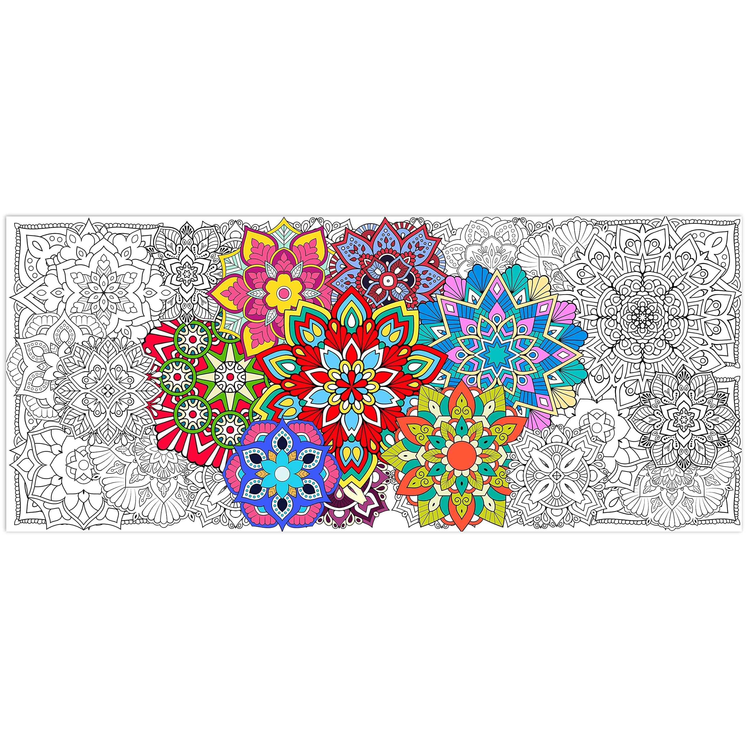 Colour By Numbers For Adults PHOGARY Giant Wall Coloring Poster - Jumbo ...