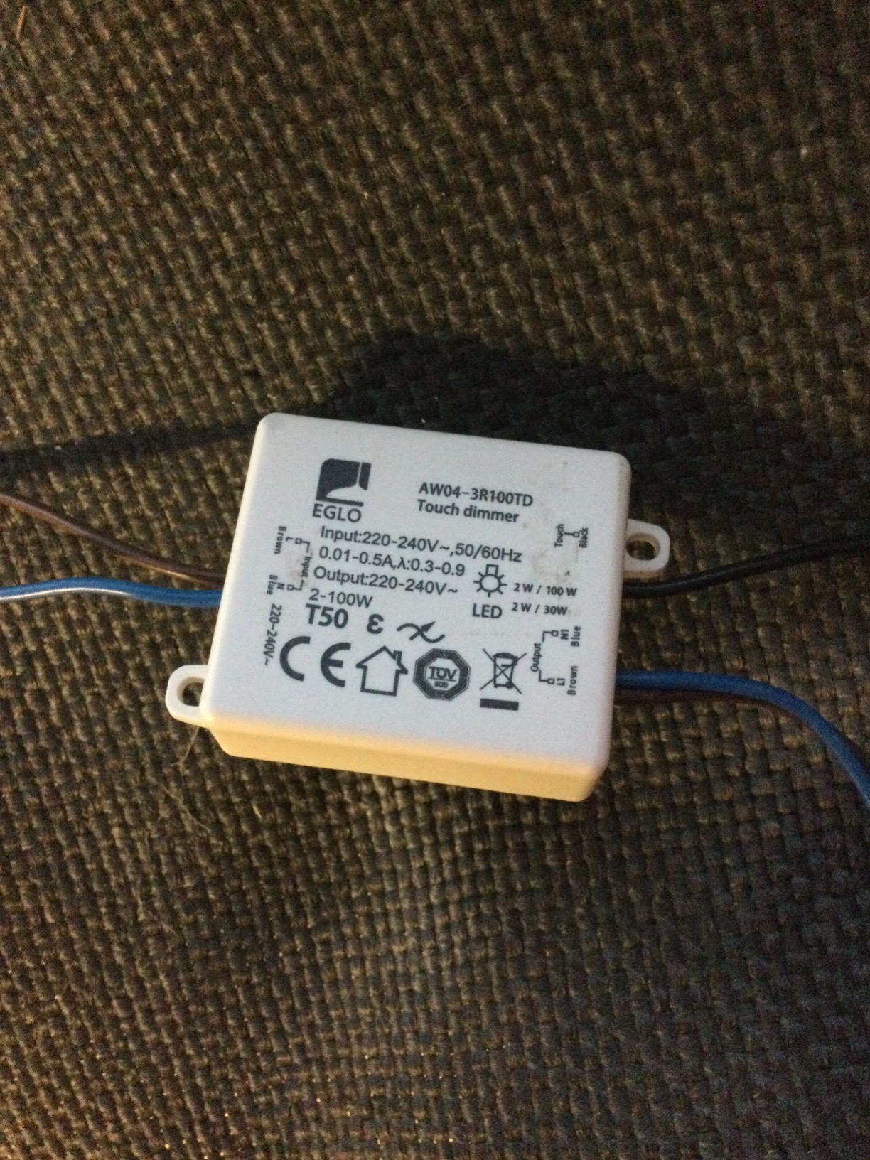 3 Way Touch Sensor Dimmer, Touch Light Dimmer Switch Control Sensor ...