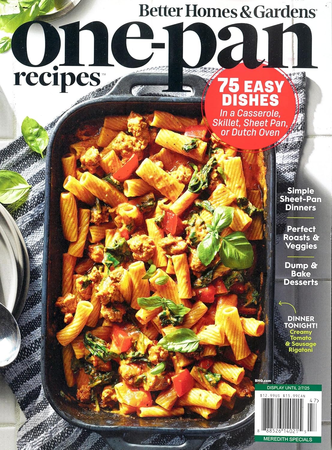 BETTER HOMES & GARDENS MAGAZINE - ONE-PAN RECIPES - SPECIAL 2024: BHG ...