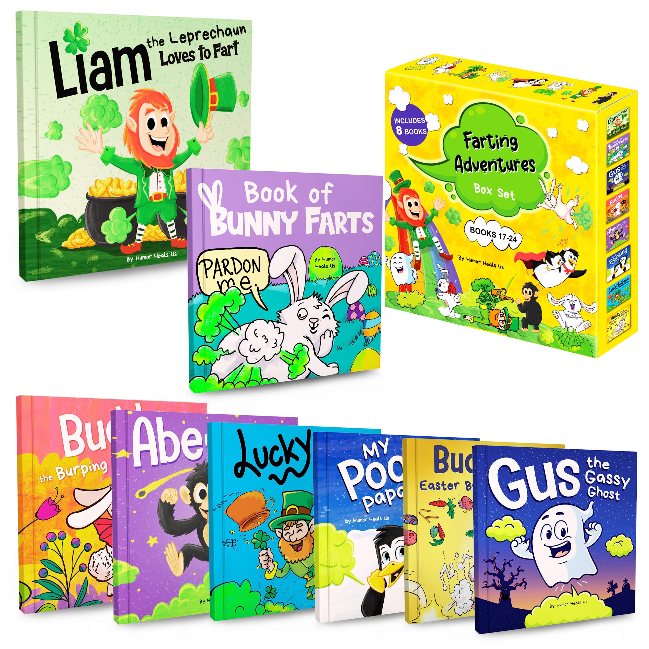 Humor Heals Us Farting Adventures Box Set (Books 17-24: Lucky the ...