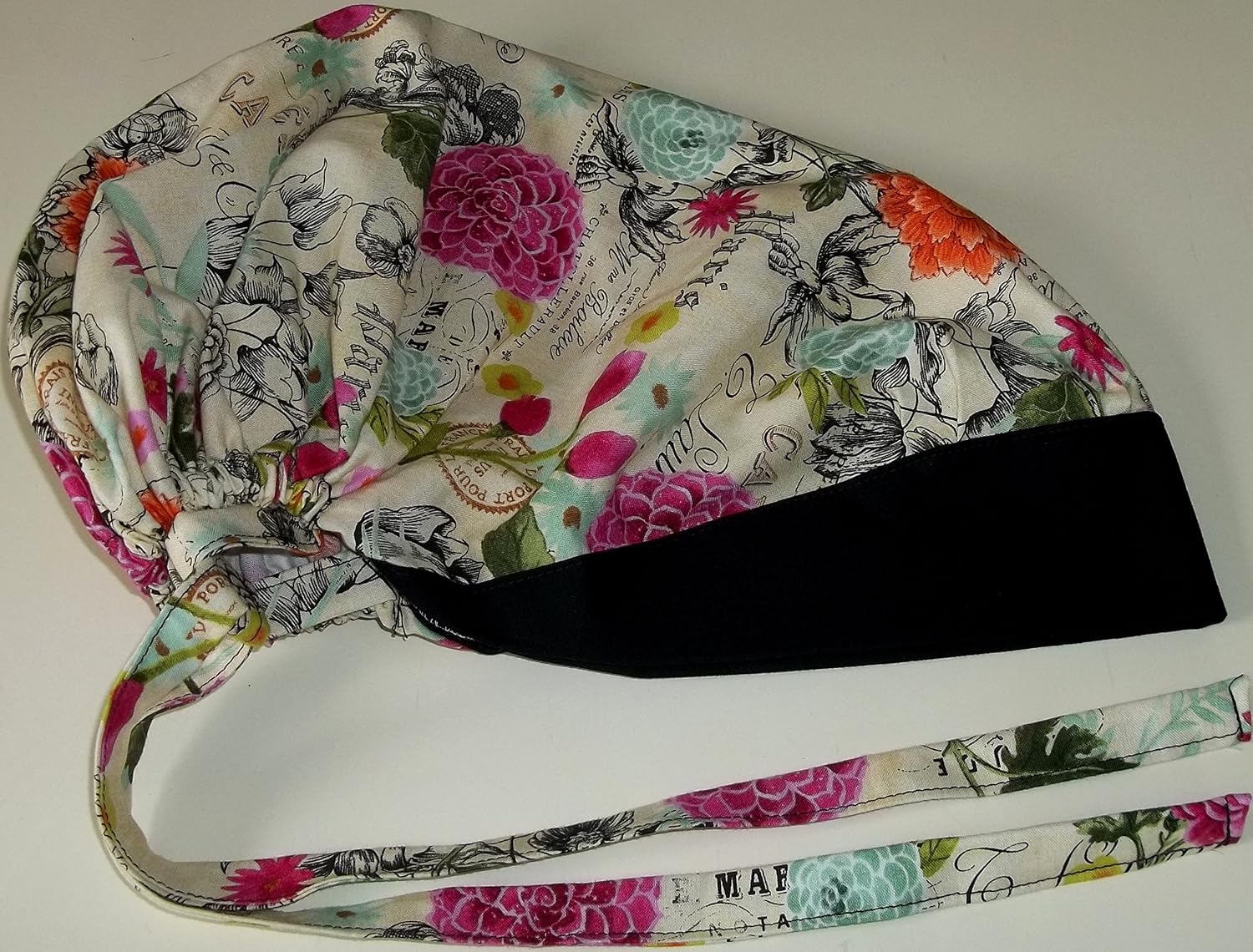 Amazon.com: Bouffant or Pony Tail Adjustable Cotton Medical Surgical ...