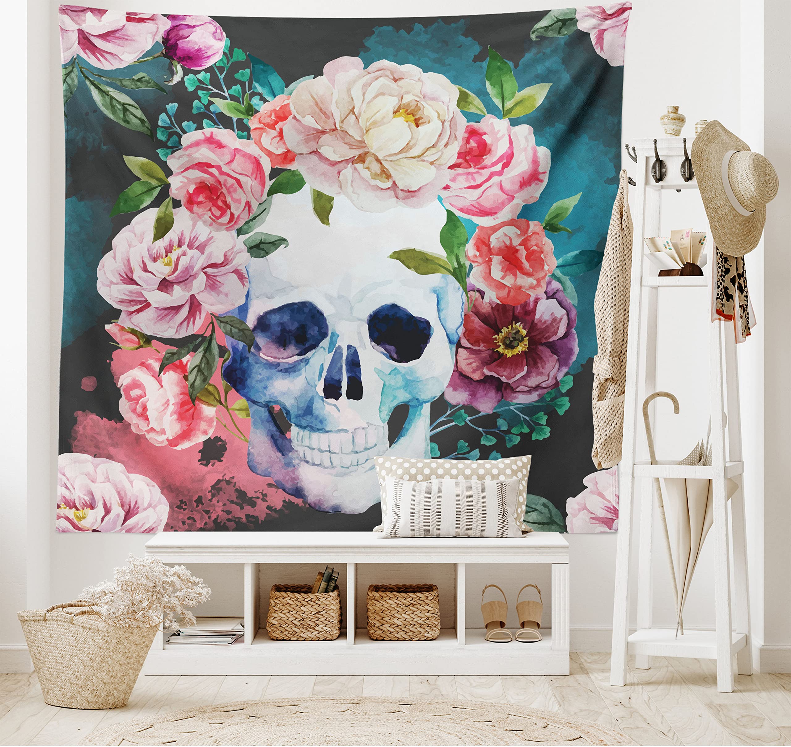 Skull Floral Pattern