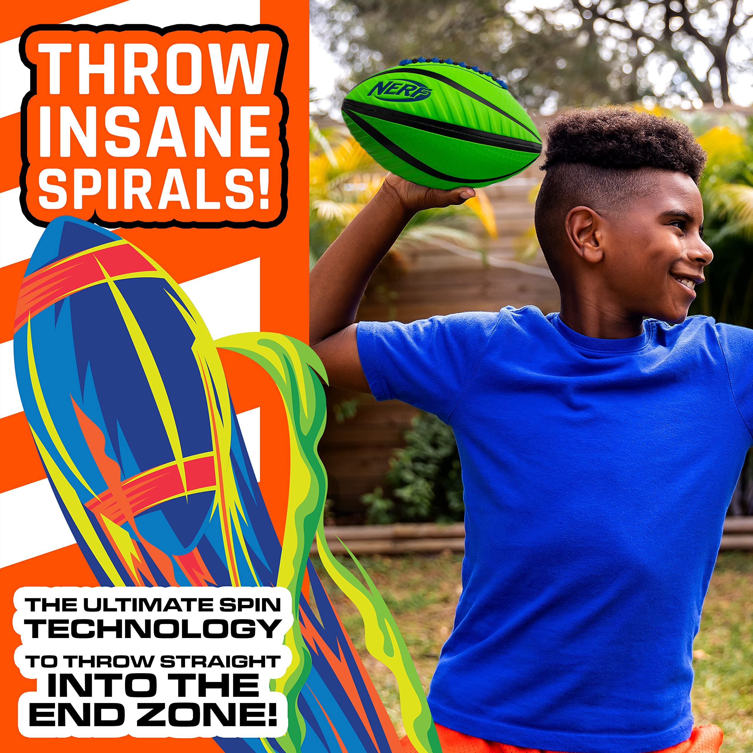 Snapklik.com : Spiral Grip Junior Football - Patented Spacelace For ...