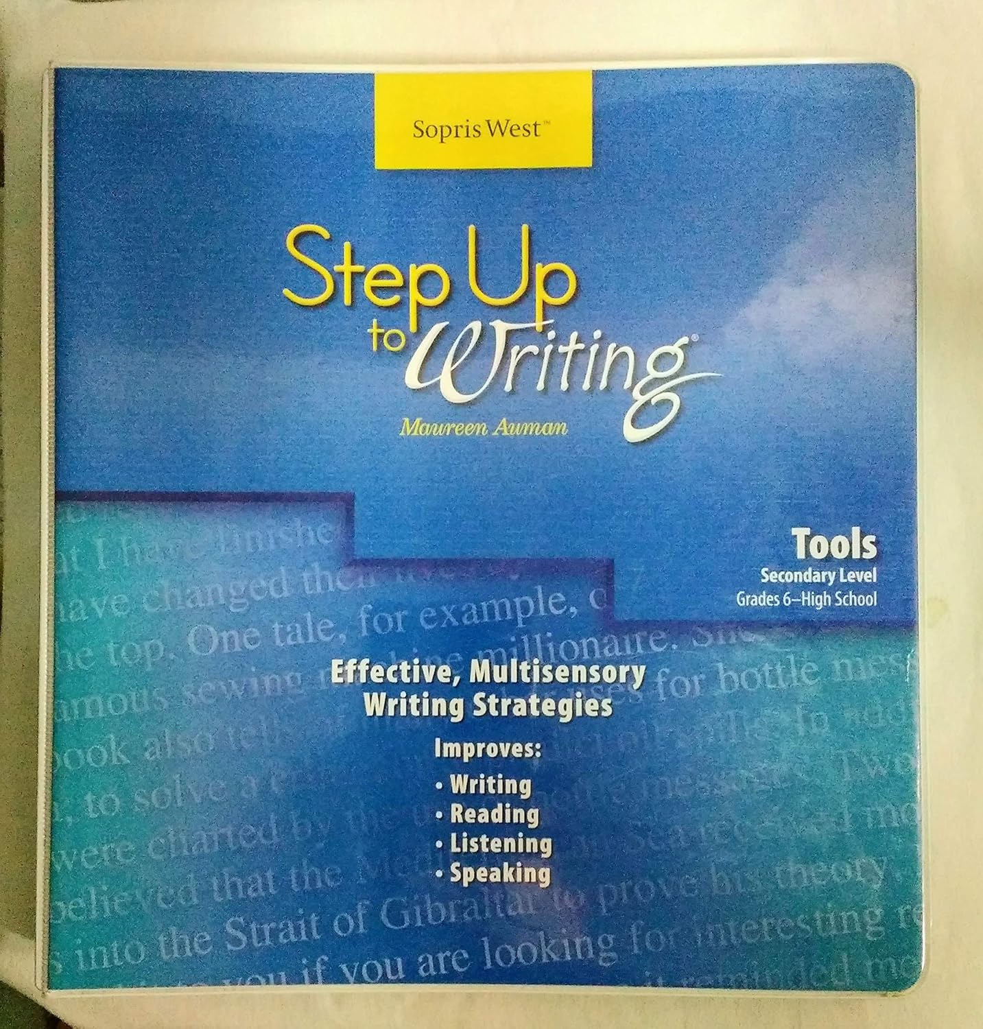 Step Up to Writing: Tools, Secondary Level Grades 6- High School (Third ...