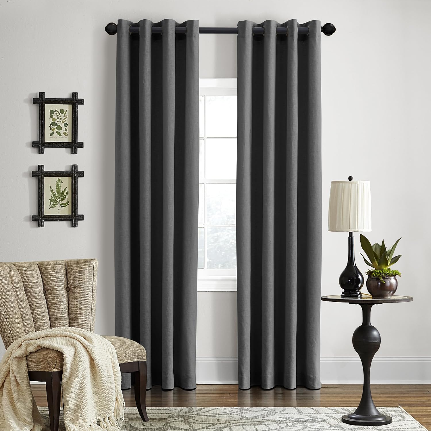Amazon.com: Veratex Gotham Collection Contemporary Style 100% Linen ...