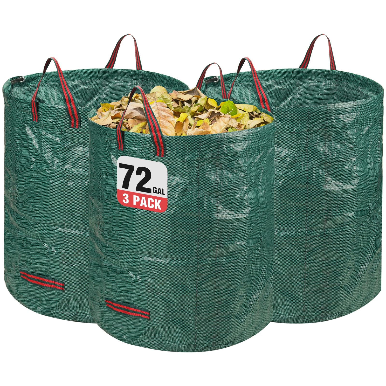 Amazon.com: SUNRRA Reusable Leaf Bags, Tear-resistant & Reusable Lawn ...