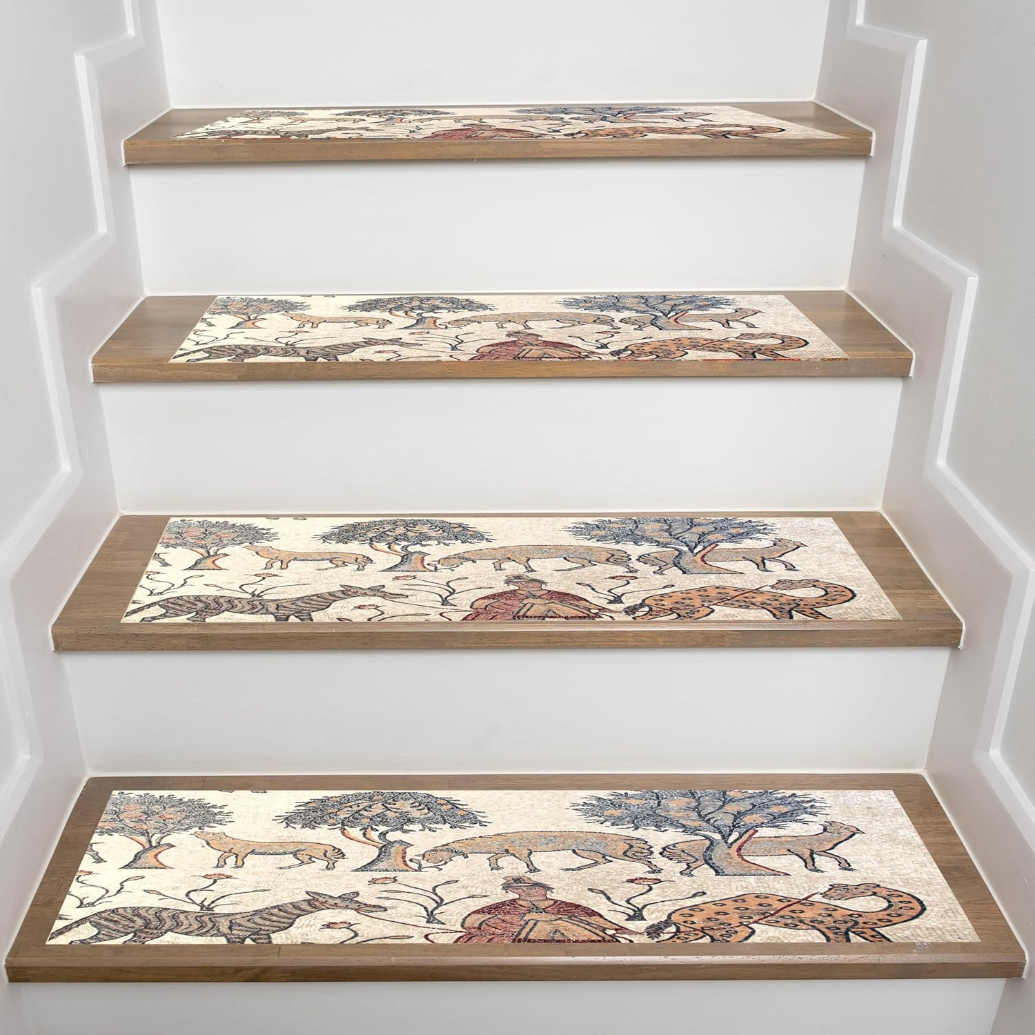 Amazon.com: EASTERNRUGARTS Rug Carpet Stair Treads 8x28 for Wooden ...