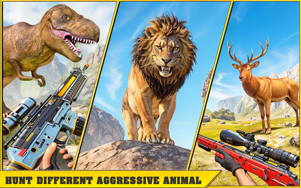 The Hunter Wild Dino Hunt Game Hunting Simulator Shooting King Deer ...