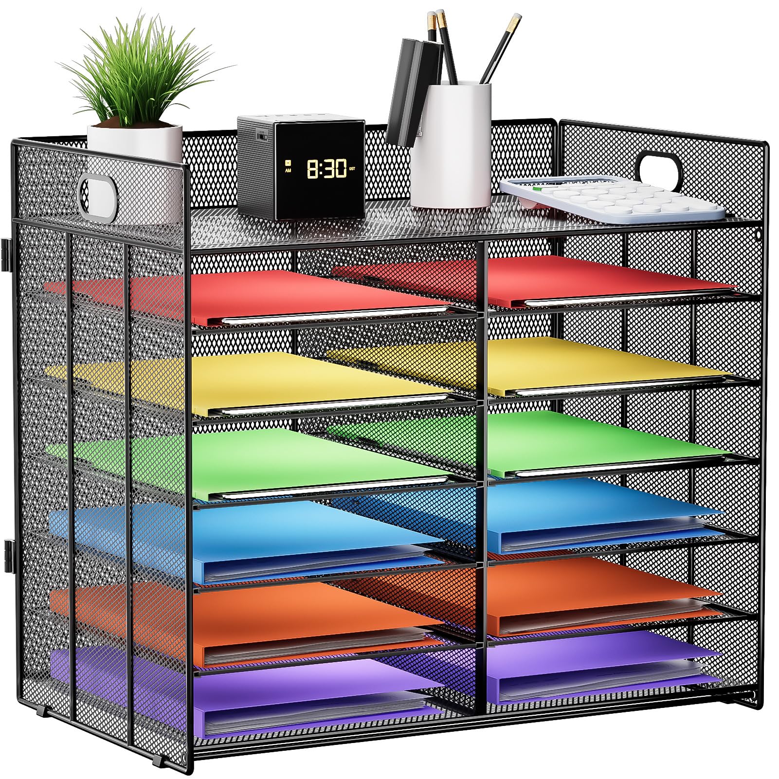 Snapklik.com : Desktop Literature Organizer, Mesh Paper Organizer, Desk ...