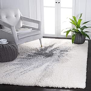 Amazon.com: SAFAVIEH Fontana Shag Collection Area Rug - 10' x 14', Grey ...