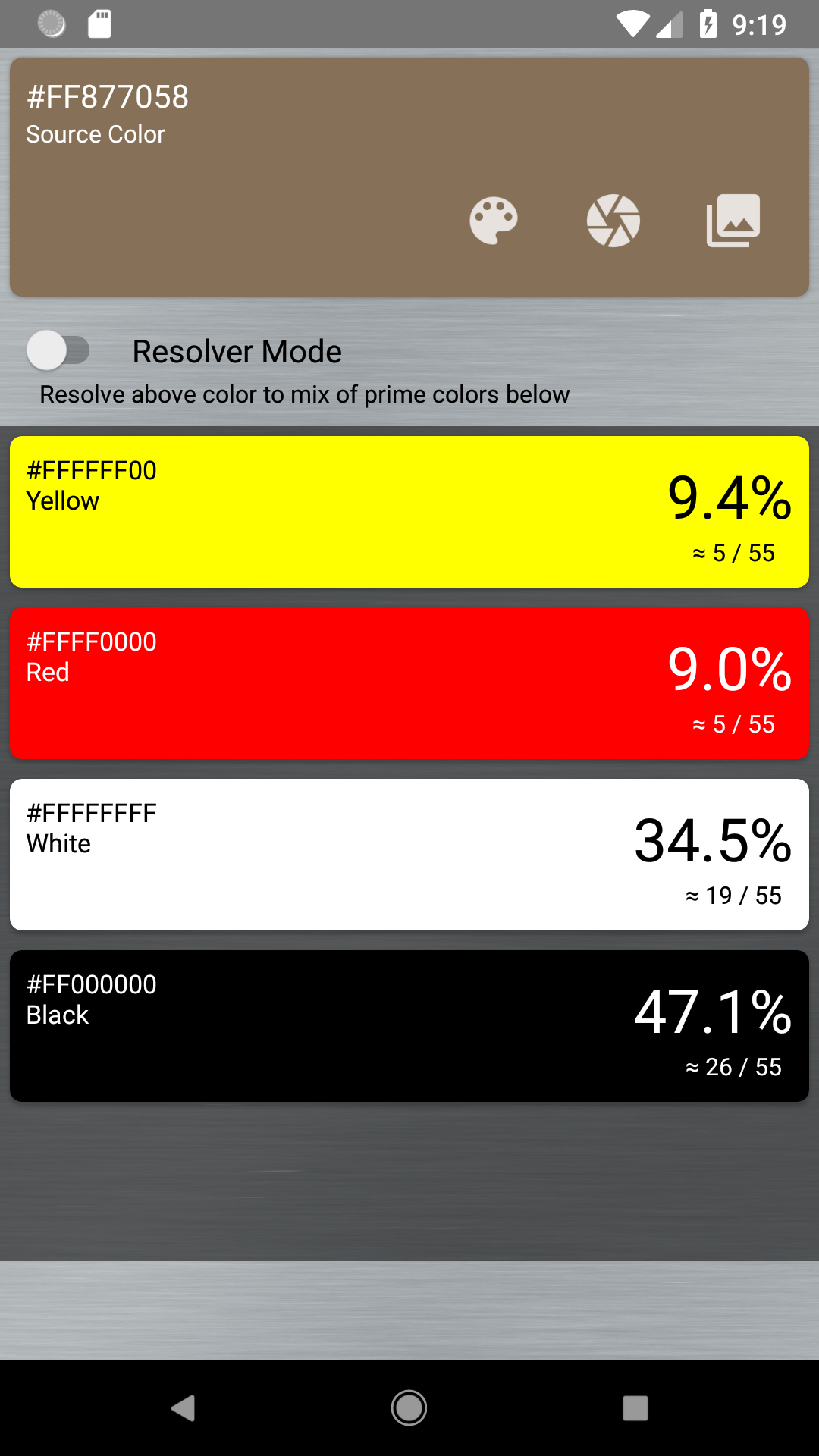 Color Mixer - App on Amazon Appstore