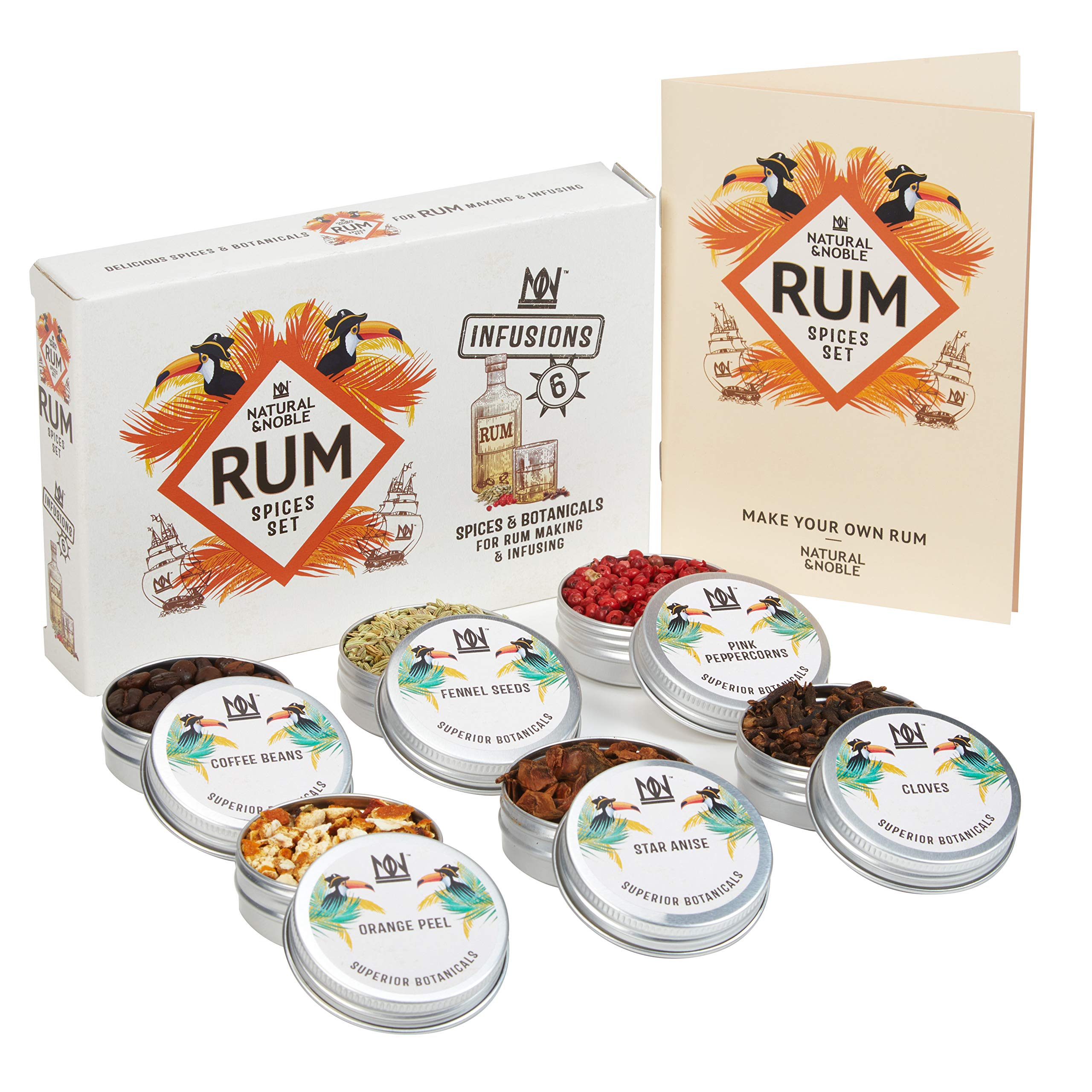 Rum Spices Set. 6 Premium Spices for Making Your Own Rum : Amazon.co.uk ...